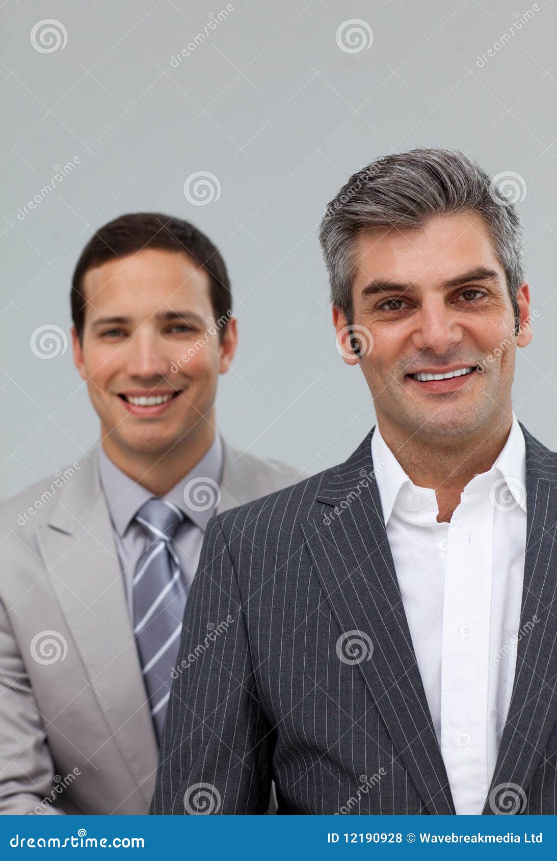 Portrait of Two Businessmen Stock Photo - Image of adult, cooperation ...