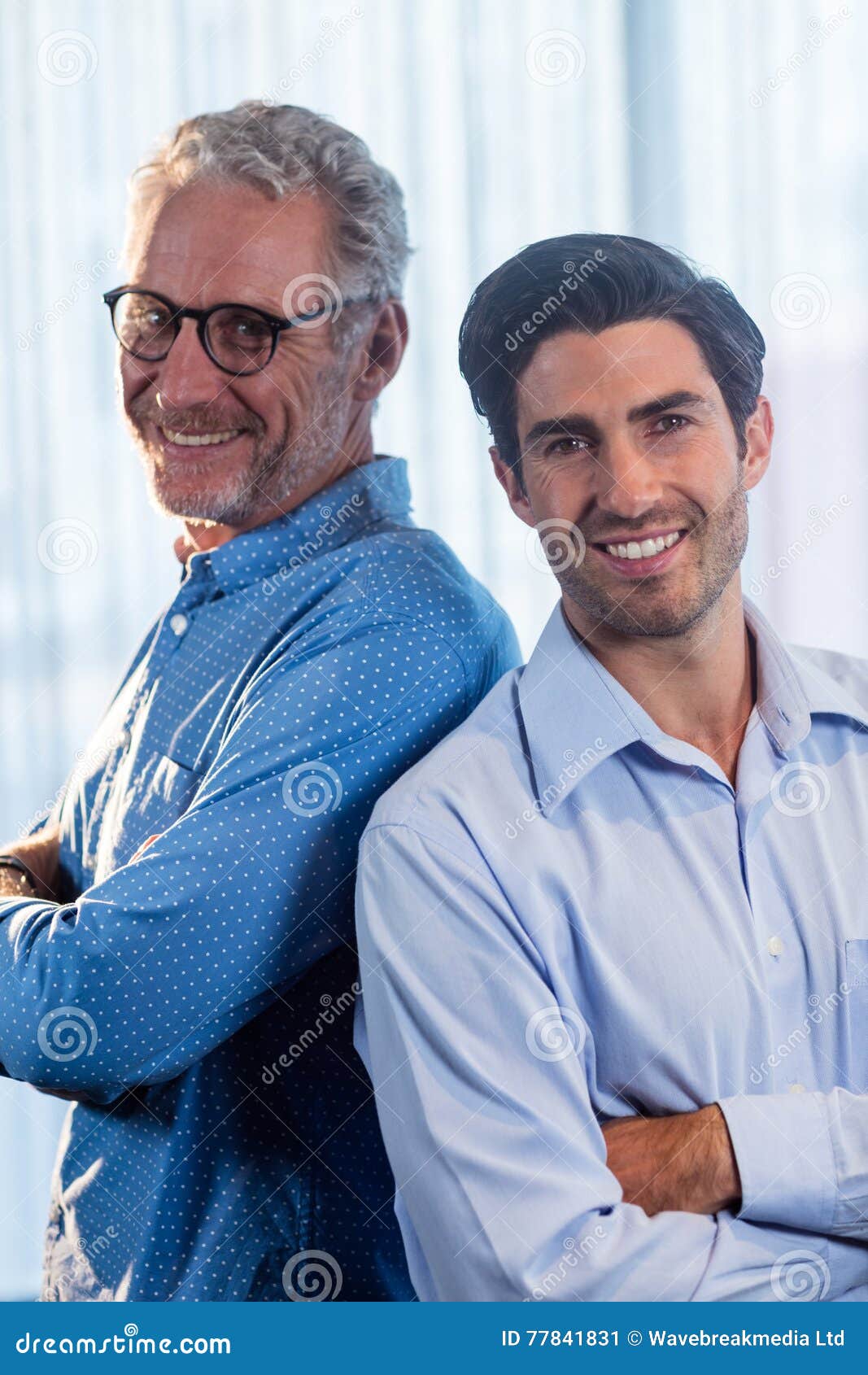 Portrait of Two Businessmen Stock Image - Image of stylish, working ...