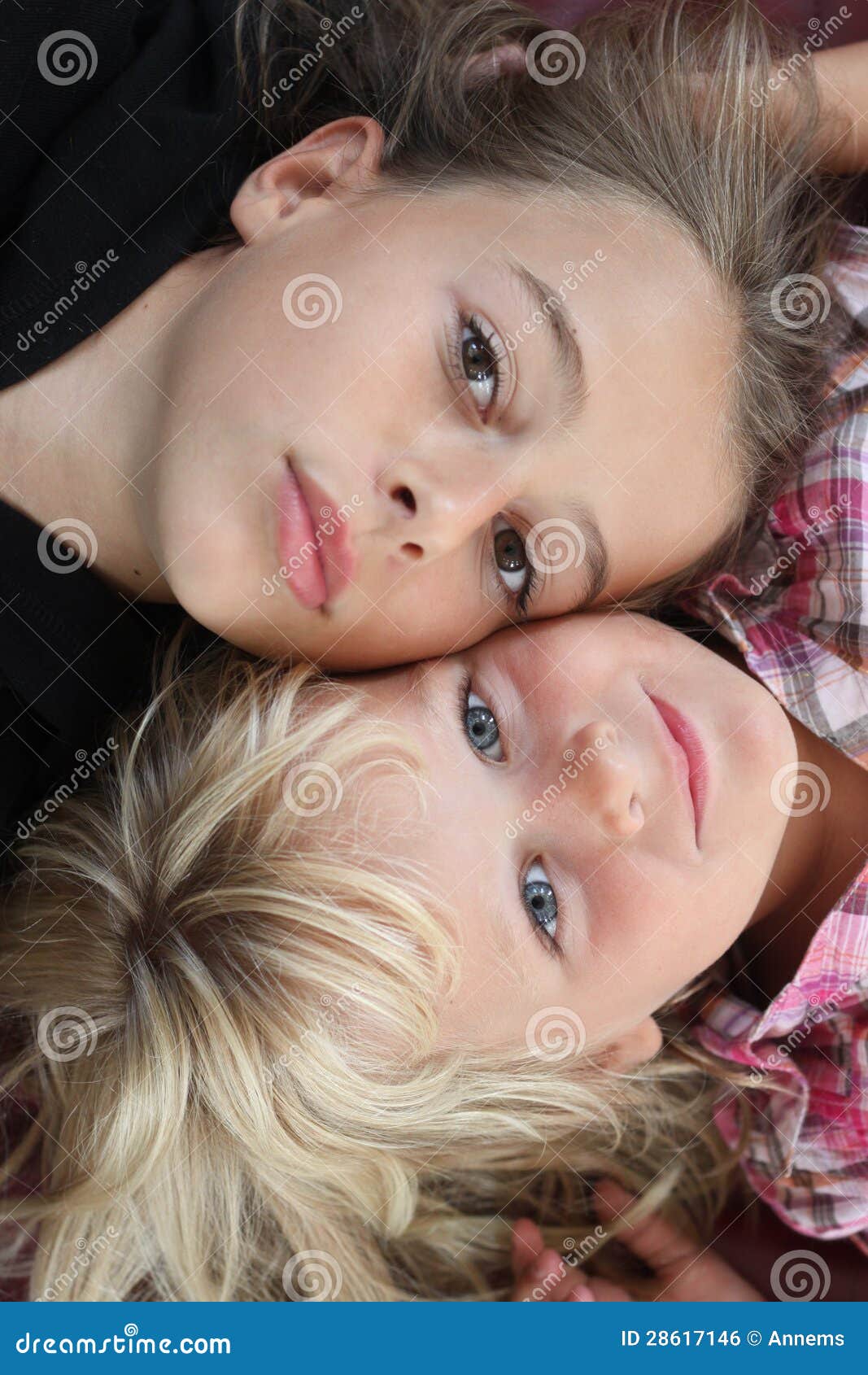 Portrait of two girls stock photo. Image of girls, daughter - 28617146