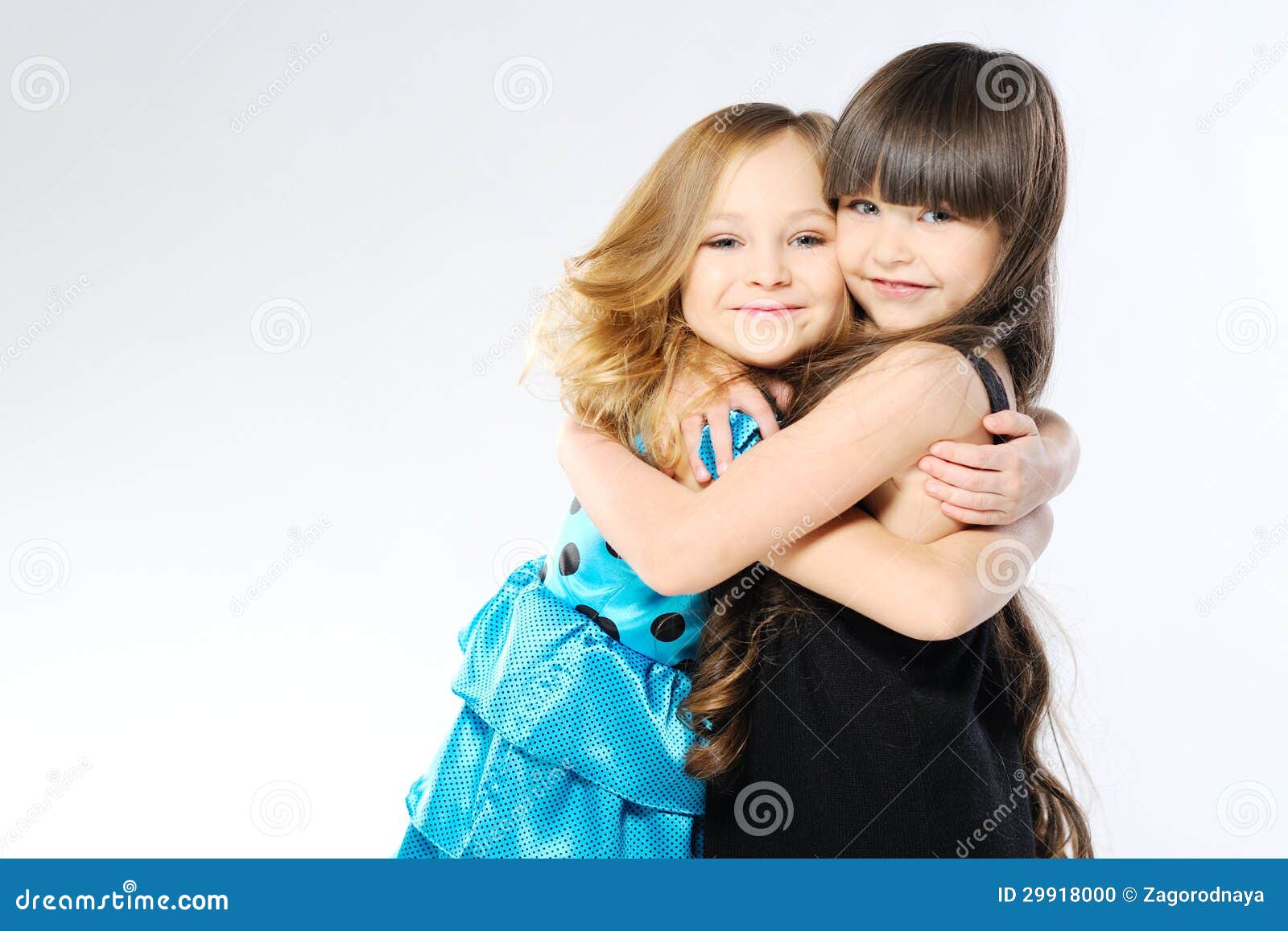 Portrait of two girls stock photo. Image of girl, cheerful - 29918000