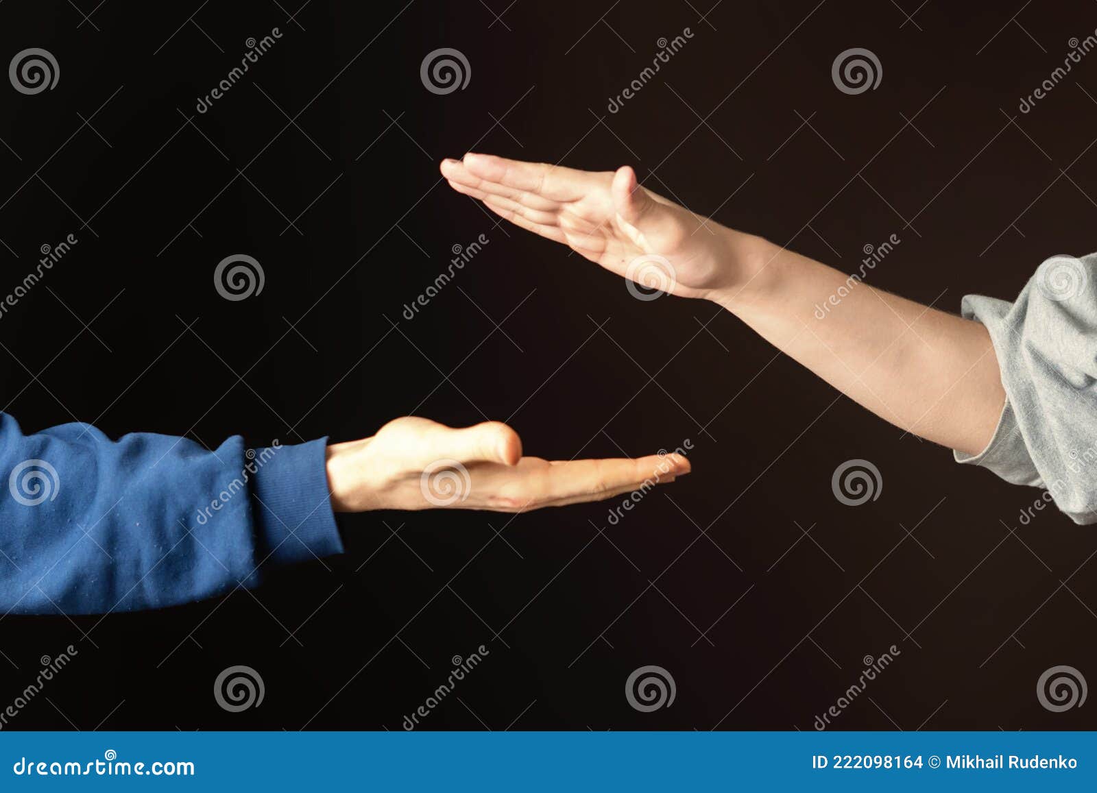 Portrait of Two Men Give High Five and Celebrate Victory D Stock Photo ...