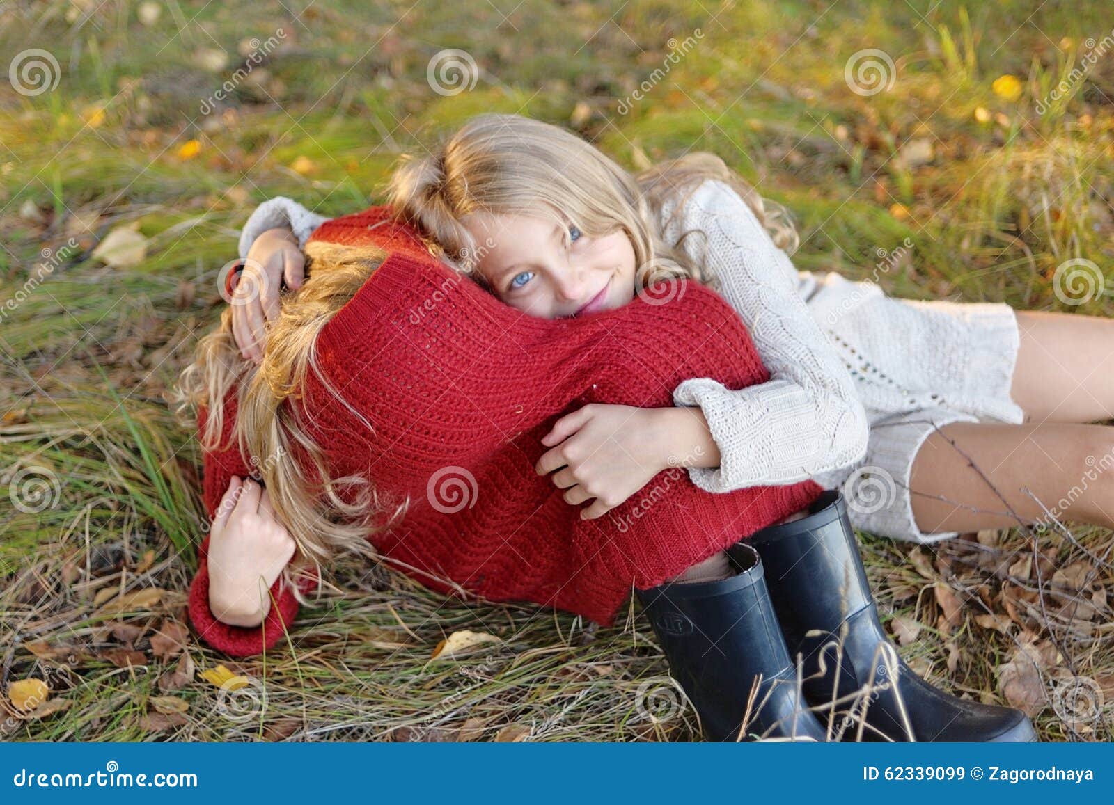 Portrait of two sisters stock image. Image of friend - 62339099