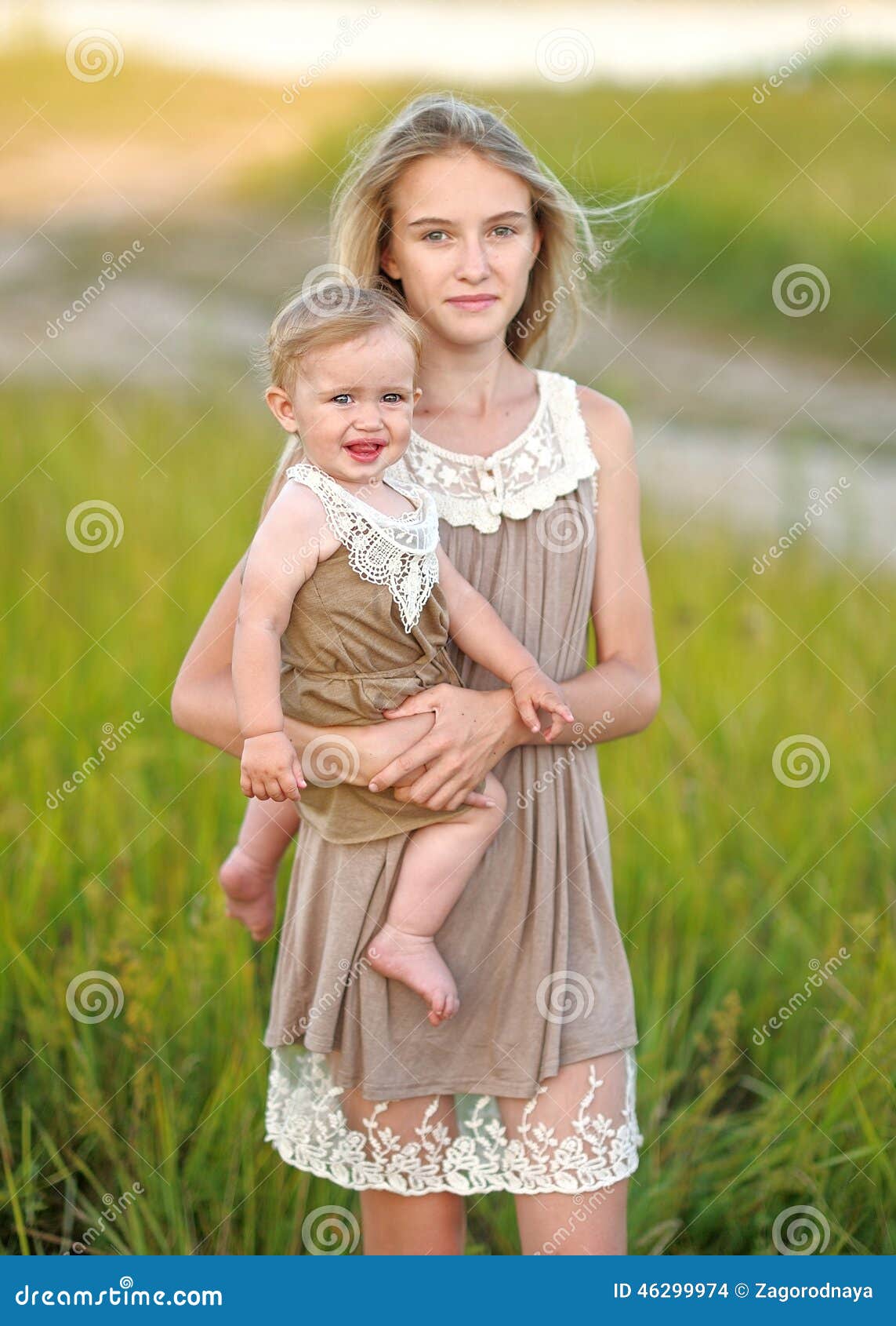 Portrait of two sisters stock photo. Image of girlfriends - 46299974