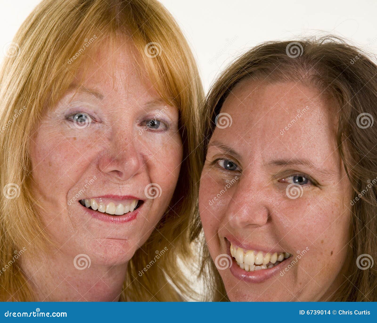Portrait of Two Women stock photo. Image of happy, people - 6739014