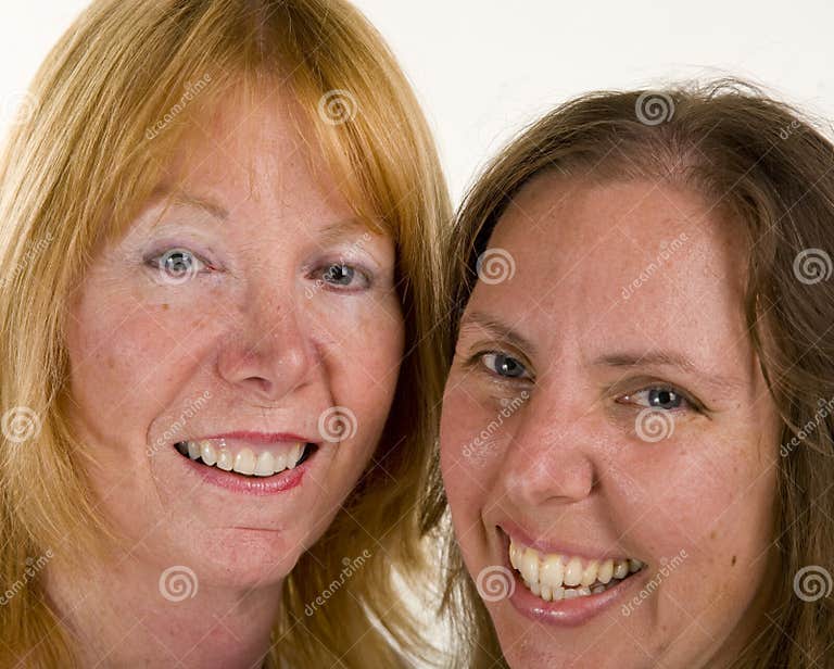 Portrait of Two Women stock photo. Image of happy, people - 6739014