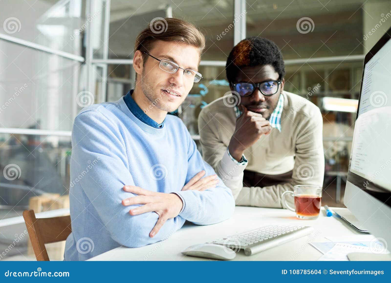 Portrait of Web Developers in Studio Stock Photo - Image of developer ...