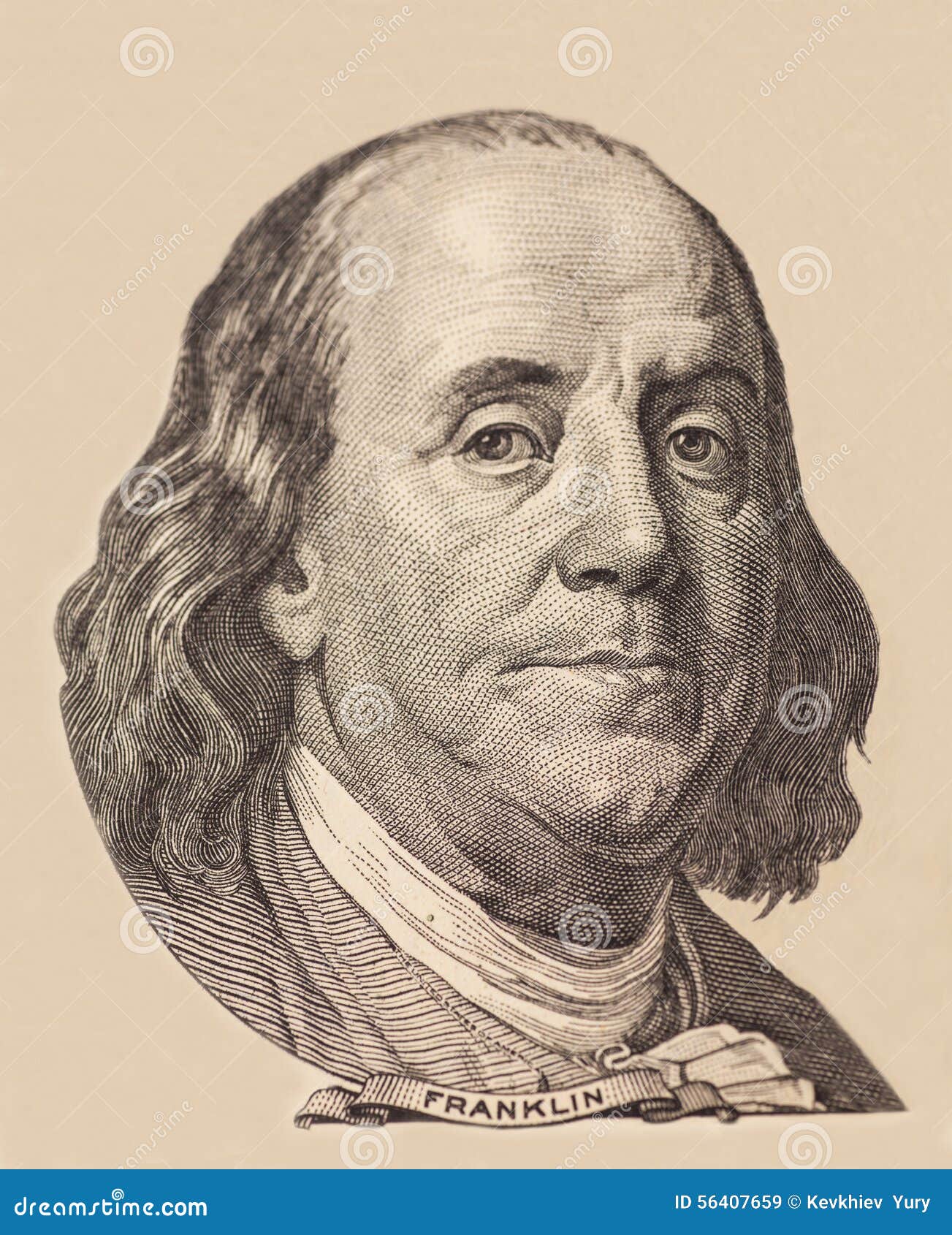 Portrait of U.S stock image. Image of benjamin, hair - 56407659