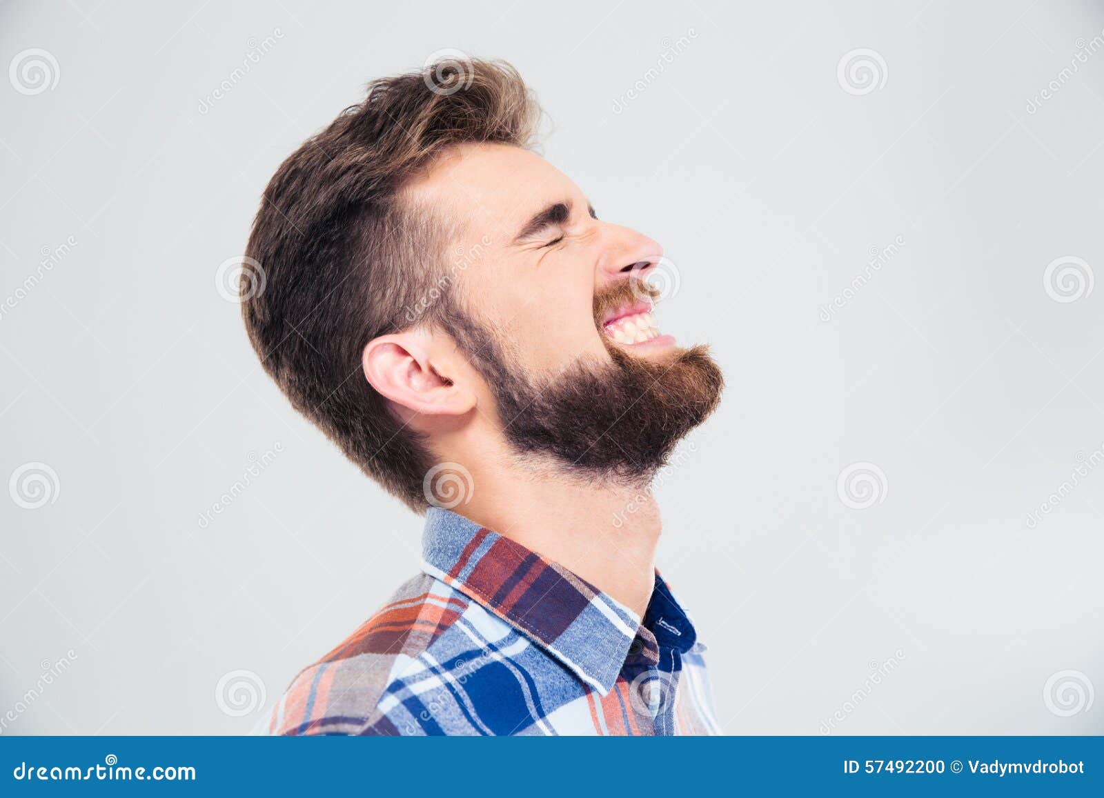 Portrait of unhappy man stock photo. Image of brains - 57492200