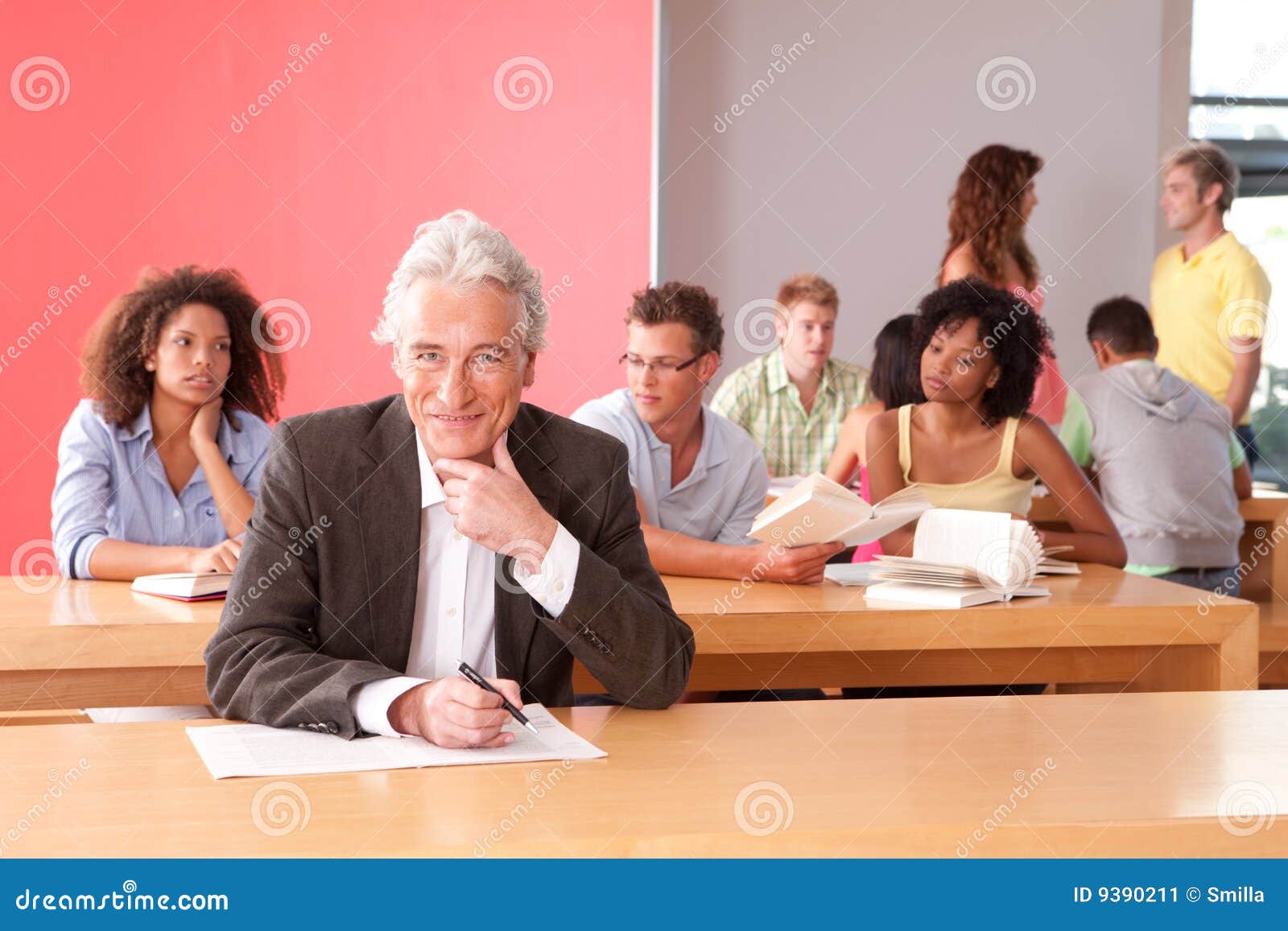 Portrait Of University Lecturer Stock Image - Image of lecturer ...