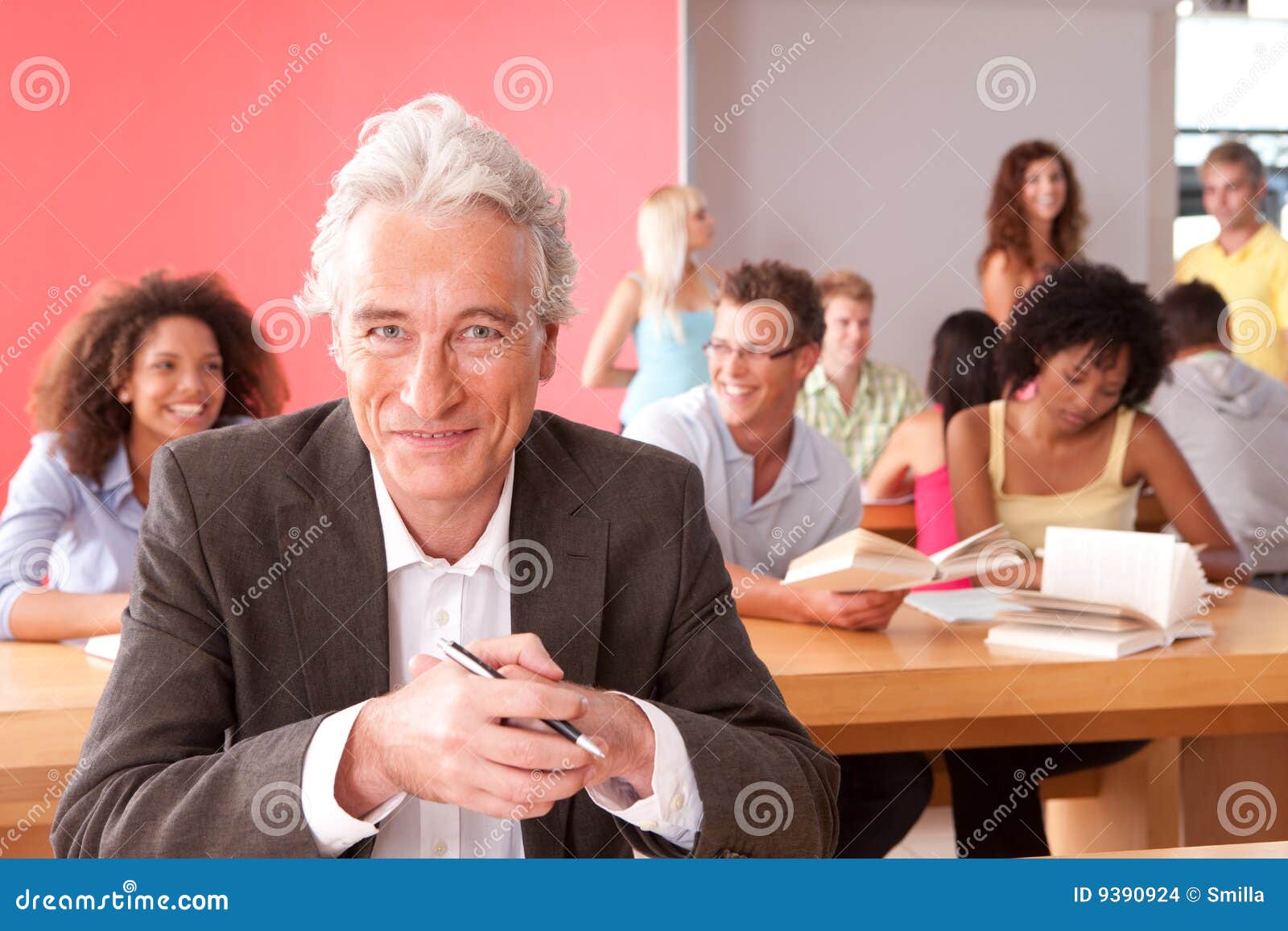 Portrait of University Lecturer Stock Photo - Image of female ...
