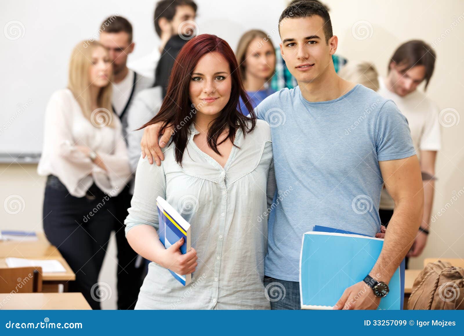 Portrait of University Students Stock Image - Image of classmate, group ...