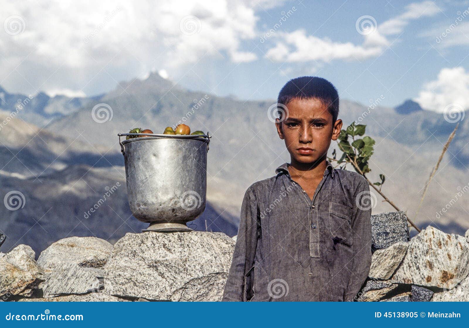 Portrait of Unknown Poor Working Boy Editorial Image - Image of living ...