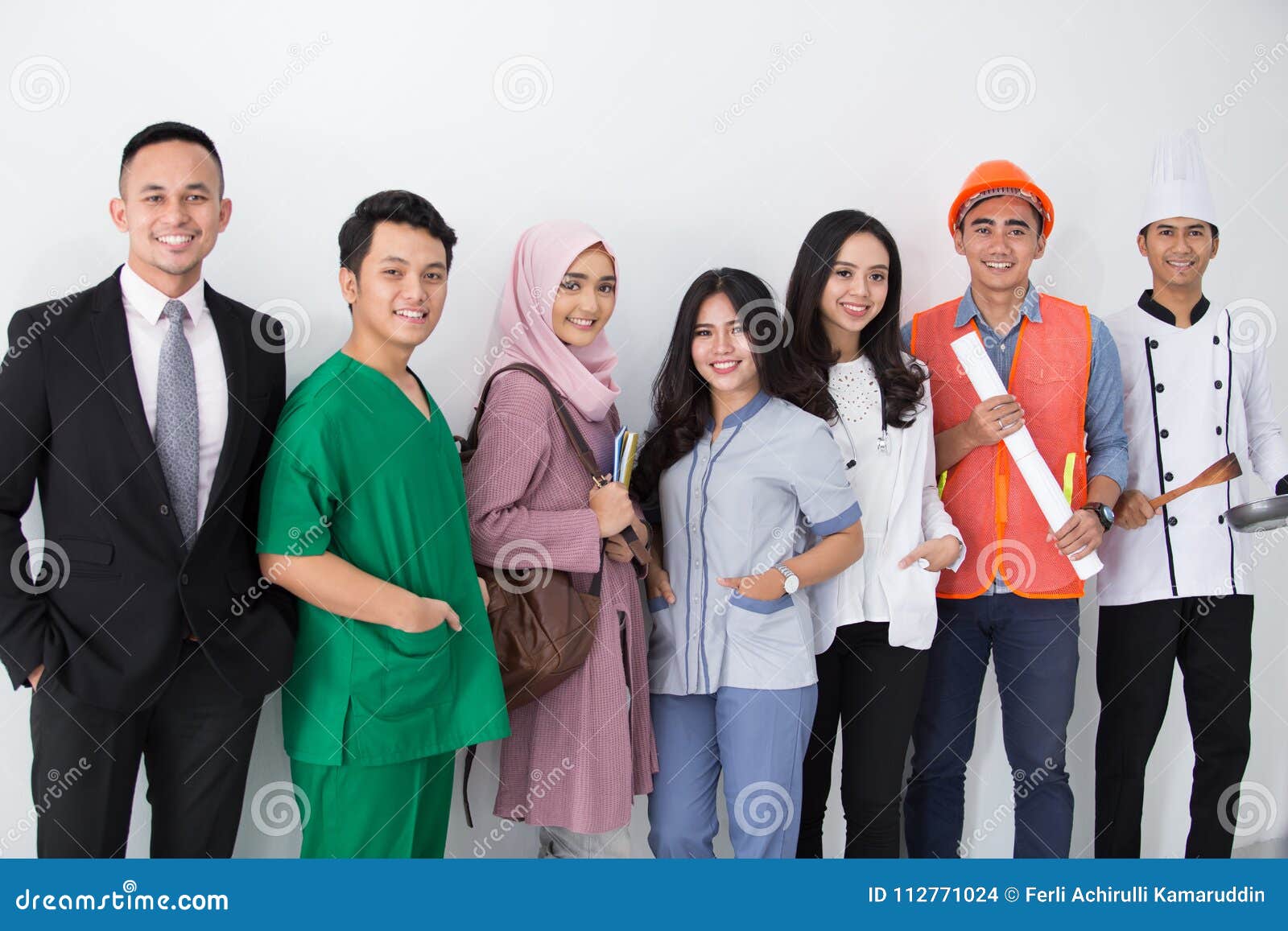 Portrait of Various Professions Stock Photo - Image of businessman ...