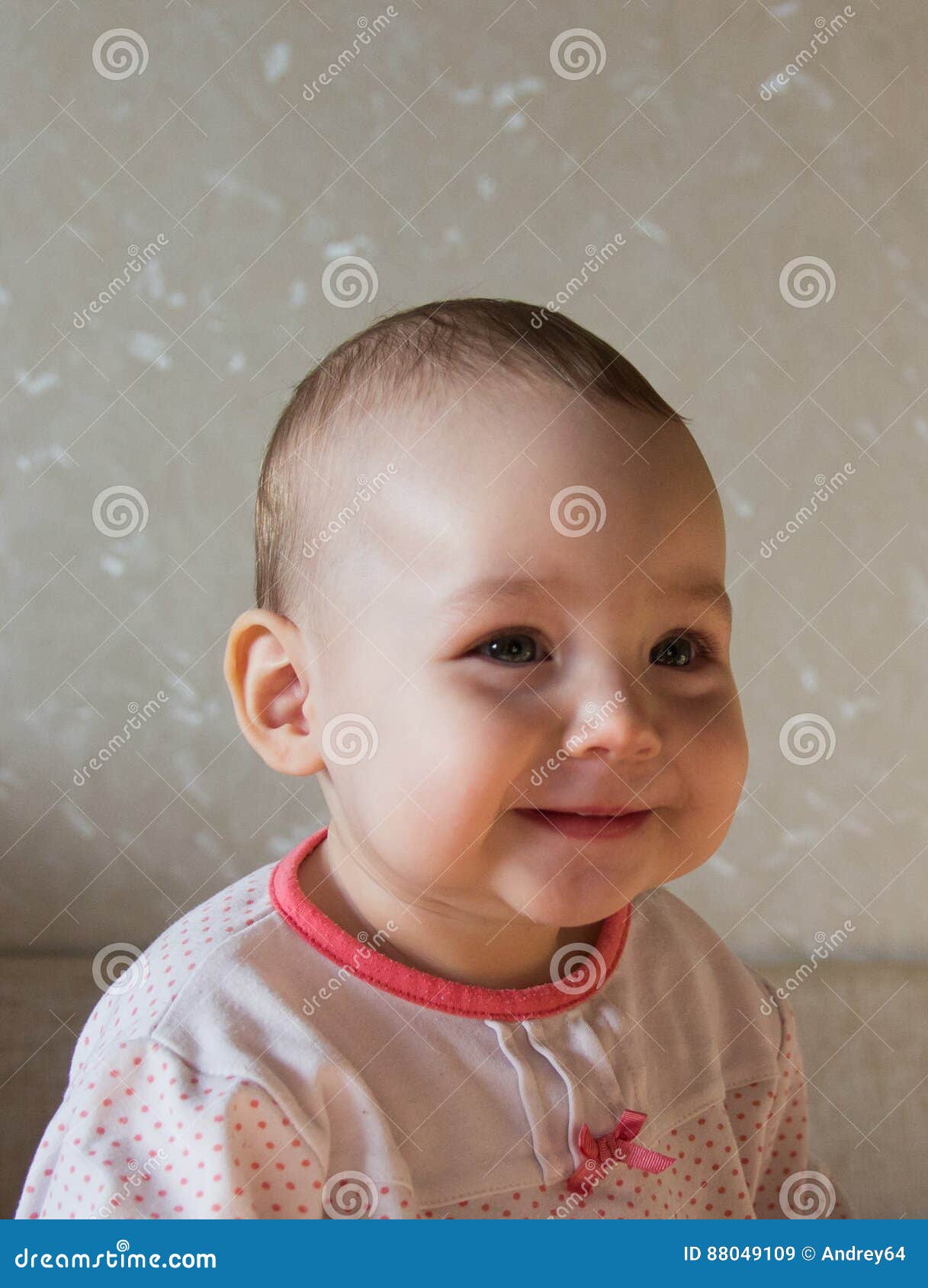 Portrait of a Very Beautiful Cute Baby Stock Image - Image of healthy ...