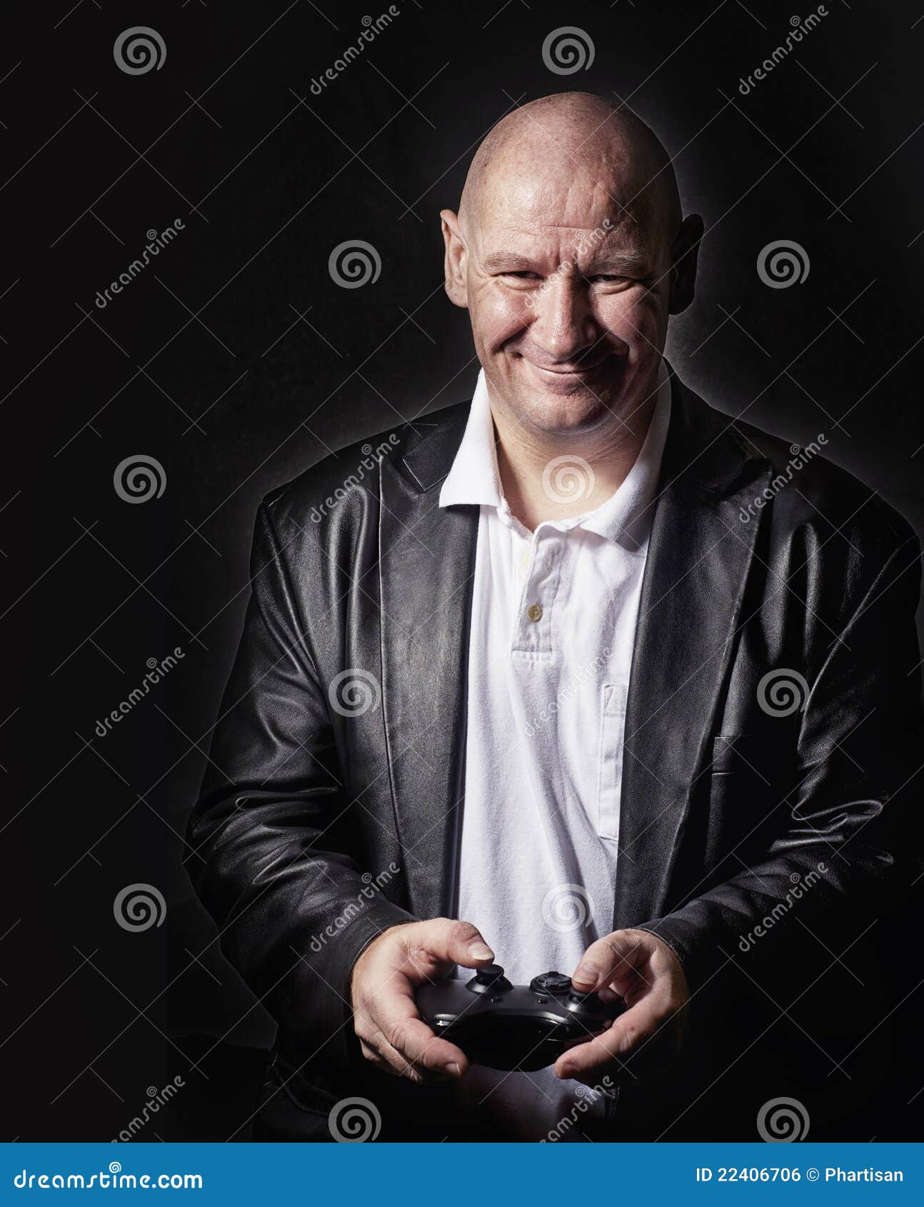 Portrait of Video Game Master Stock Photo - Image of mature, character ...