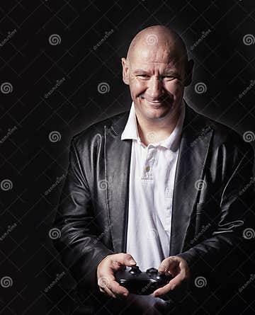 Portrait of Video Game Master Stock Photo - Image of mature, character ...