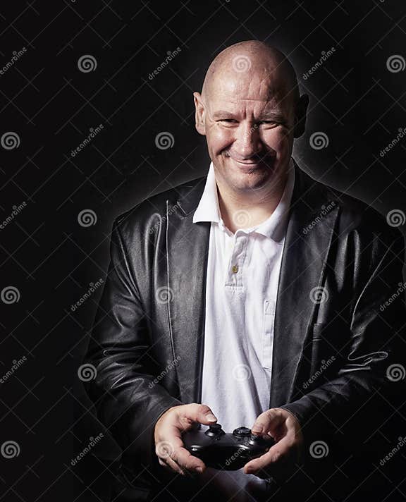 Portrait of Video Game Master Stock Photo - Image of mature, character ...