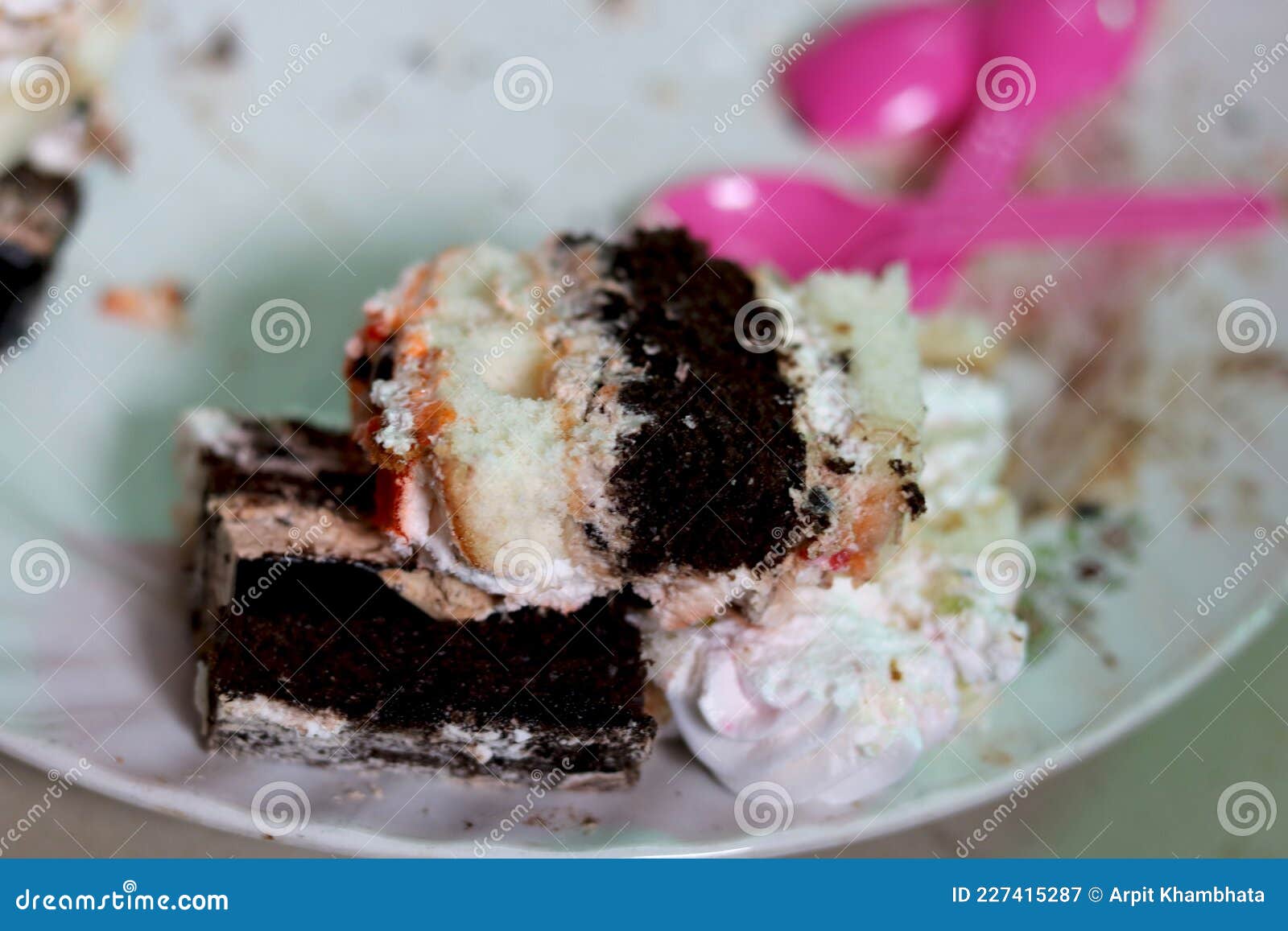 Portrait View of Different Flavor Pastry Stock Image - Image of eatable ...