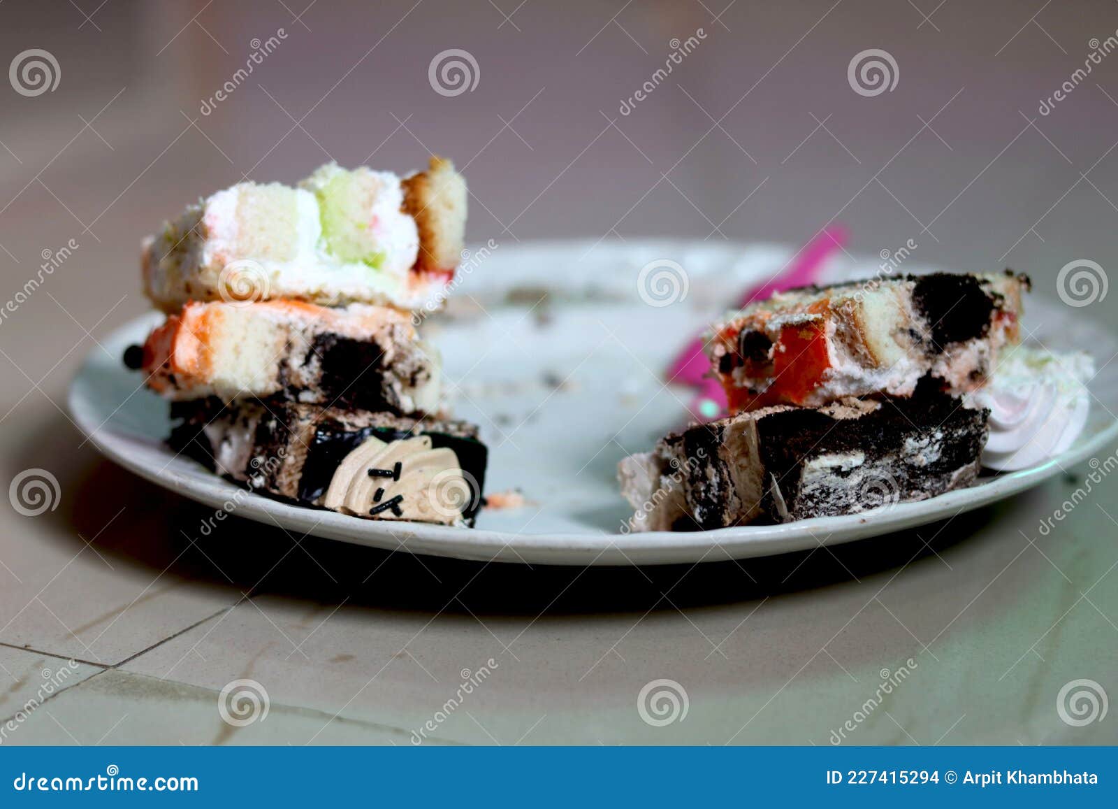 Portrait View of Different Flavor Pastry Stock Photo - Image of cake ...