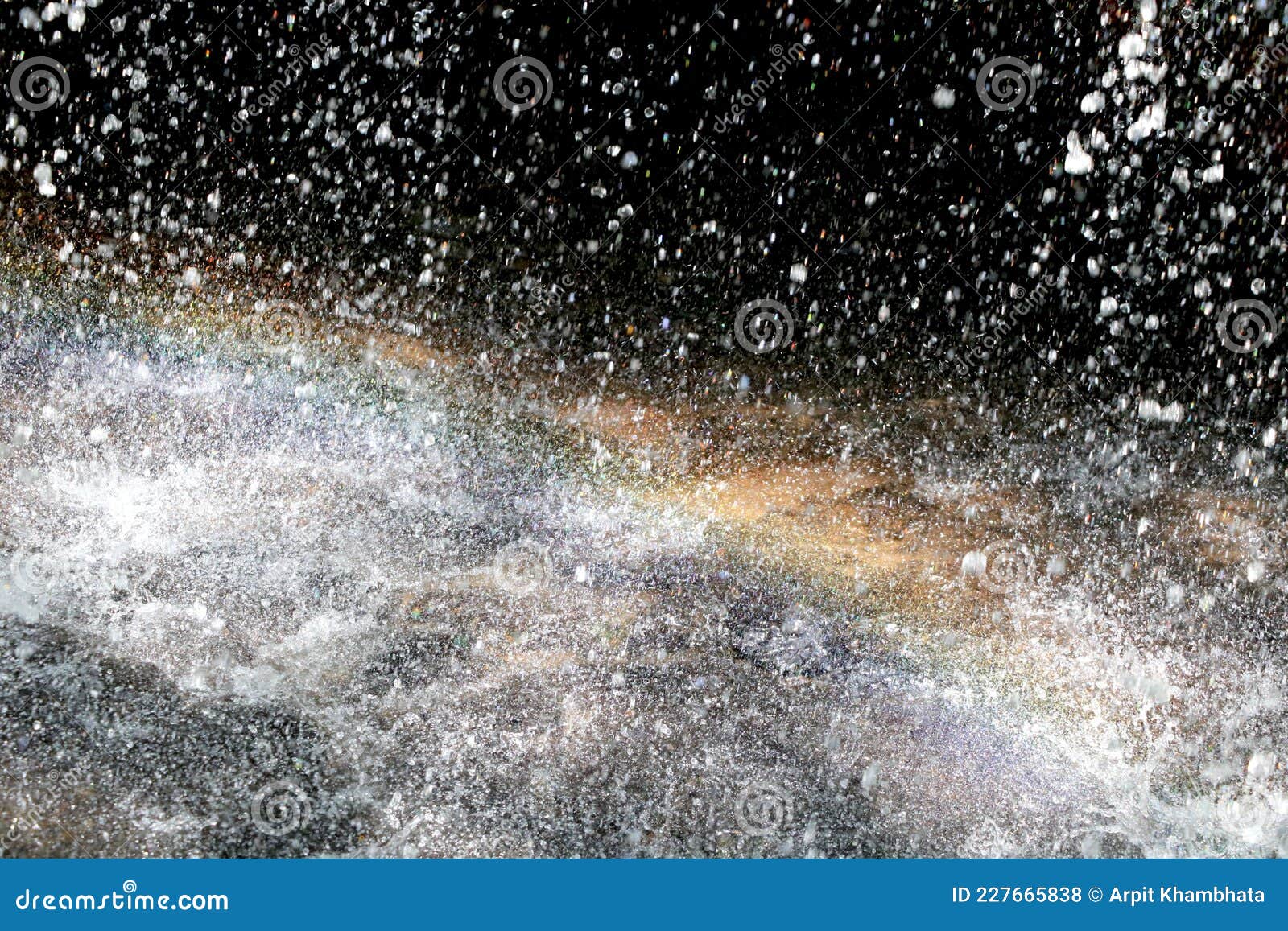 Portrait View of Small Water Drops Falling Stock Photo - Image of drops ...