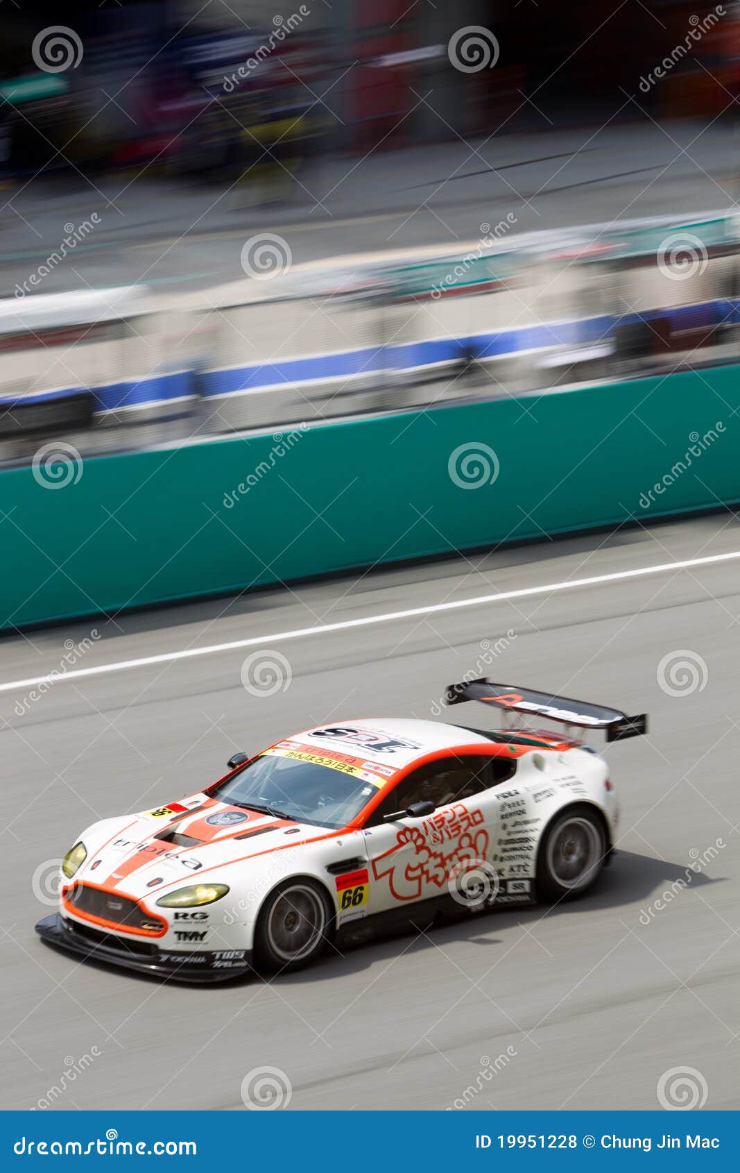 Portrait View of Team a Speed at the SuperGT Race Editorial Stock Photo ...