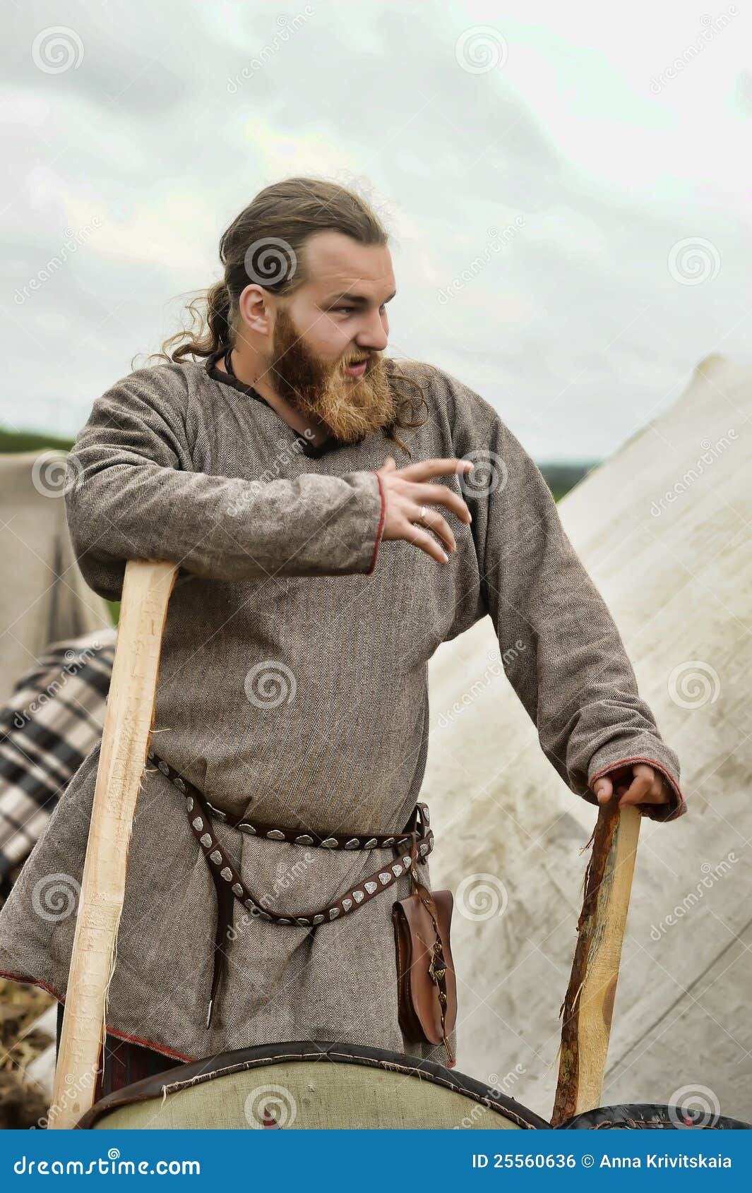 Portrait of a Viking editorial photo. Image of leather - 25560636