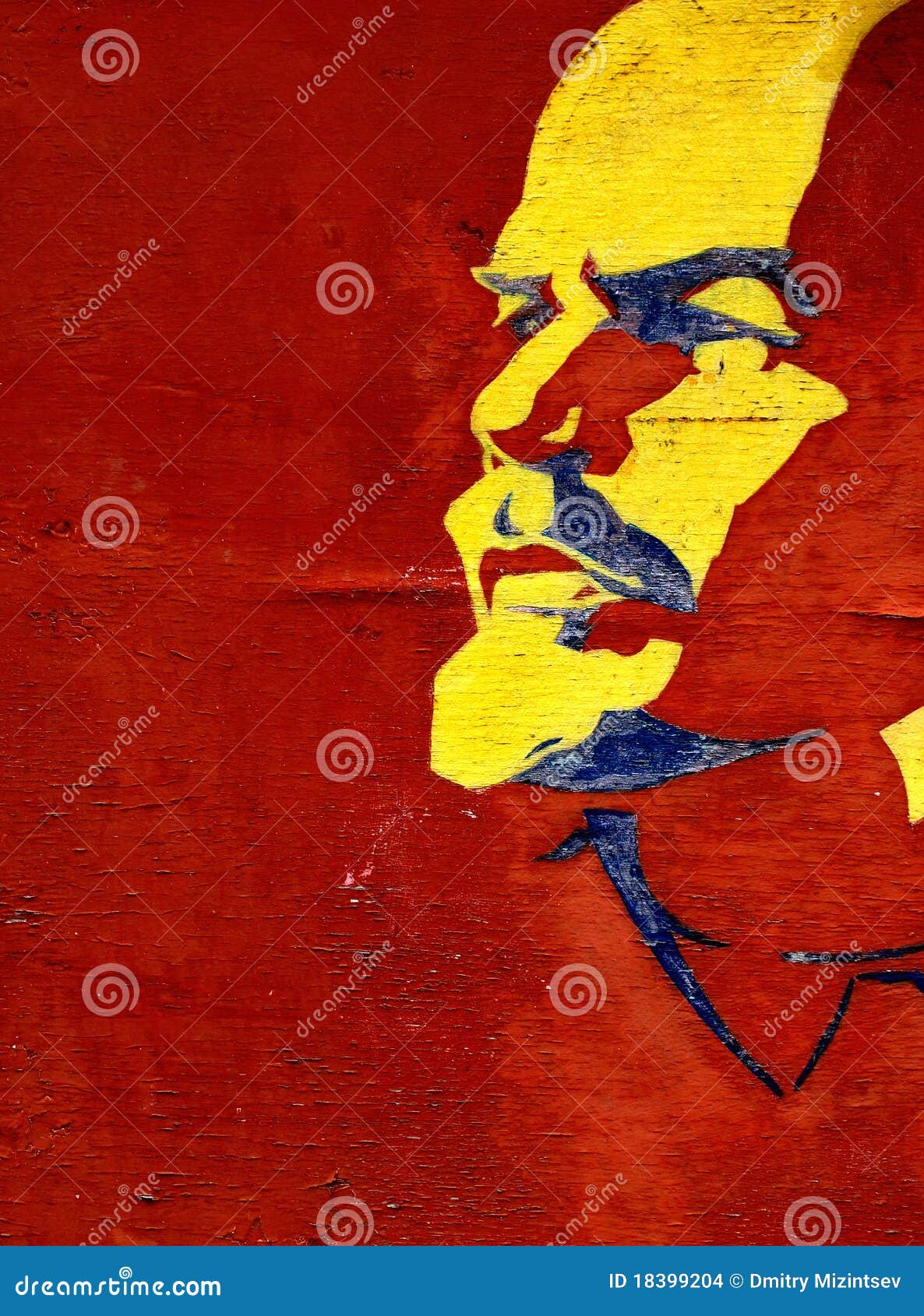 Portrait Vladimir Lenin stock photo. Image of portrait - 18399204