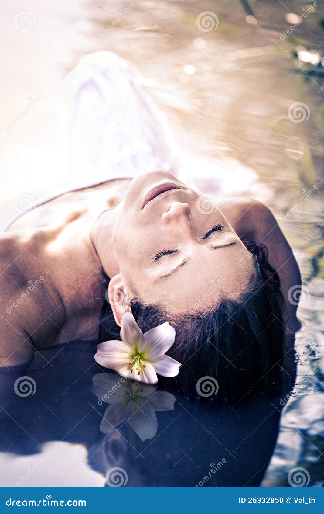 Portrait in the water stock photo. Image of beautiful - 26332850