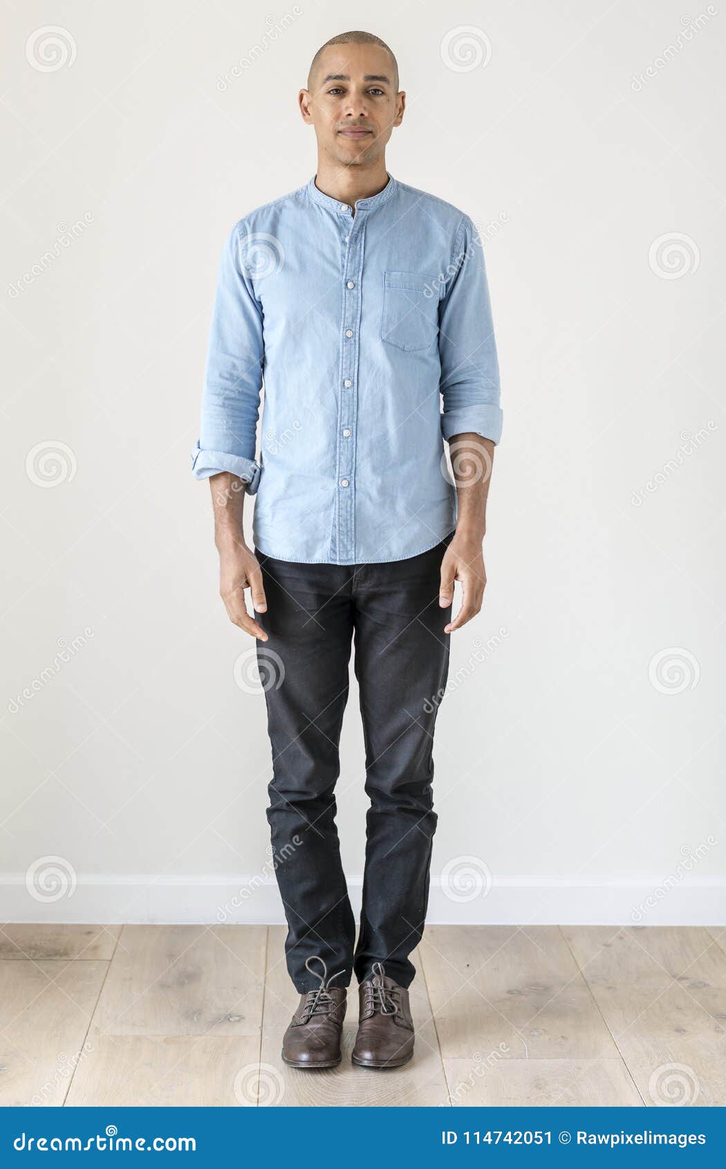 Portrait of White Man Isolated Stock Image - Image of casual, isolated ...