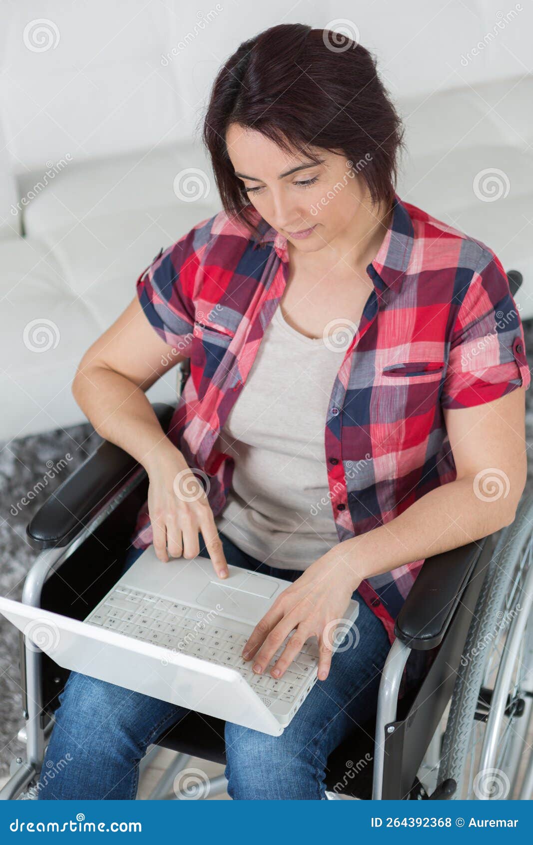 Portrait Woman and Combination Shortcuts Stock Photo - Image of type ...