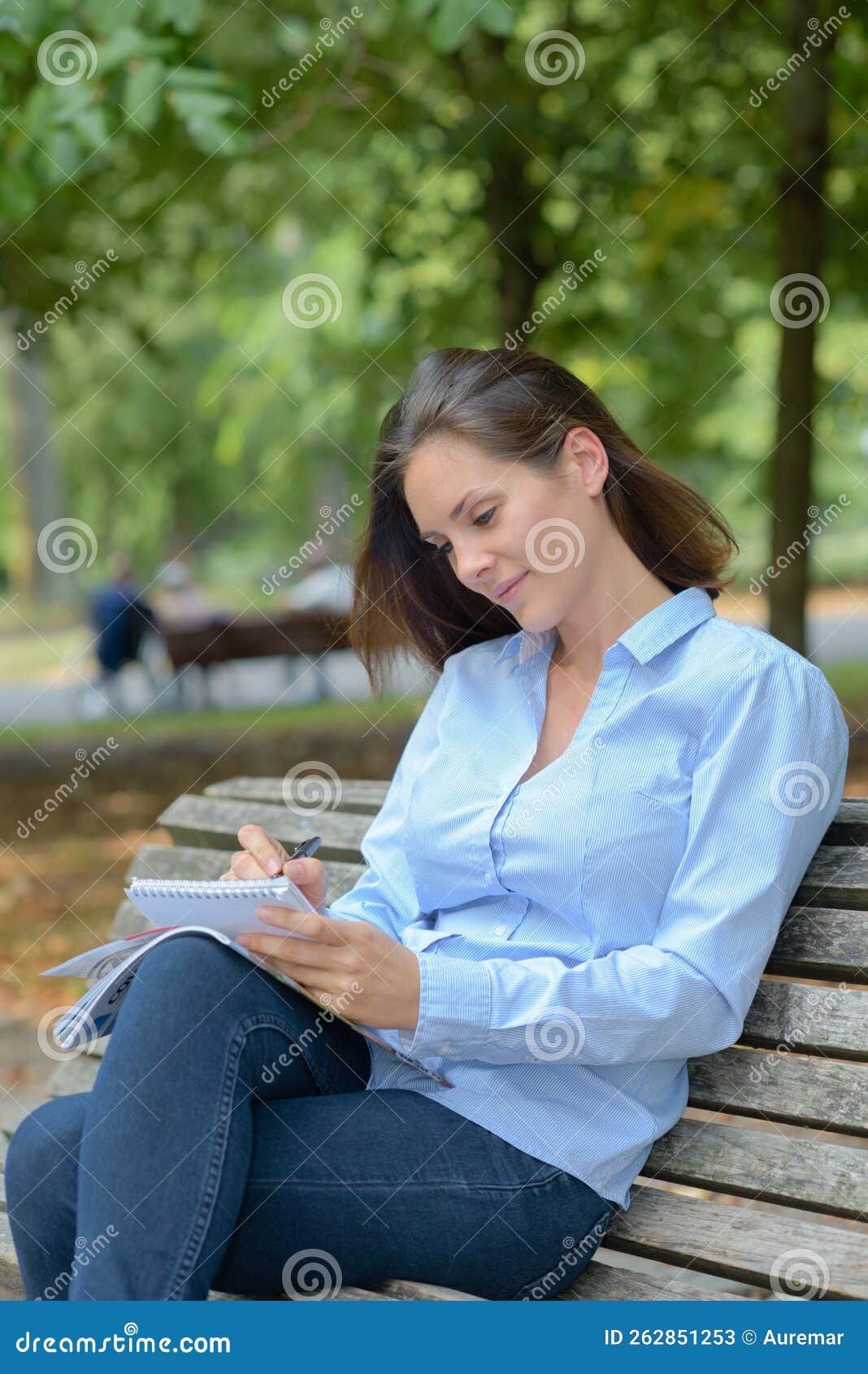 Portrait Woman Inspired by Nature Stock Image - Image of relaxation ...