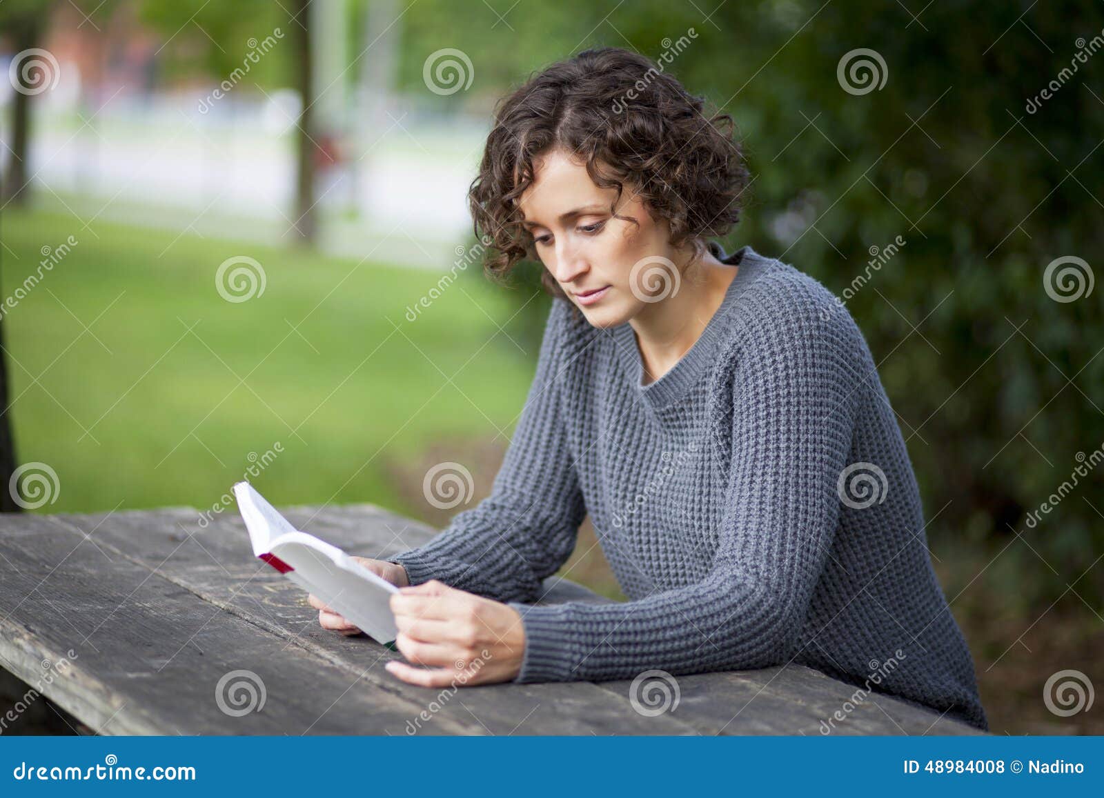 Portrait of a Woman Lost in Thought Stock Photo - Image of beauty ...