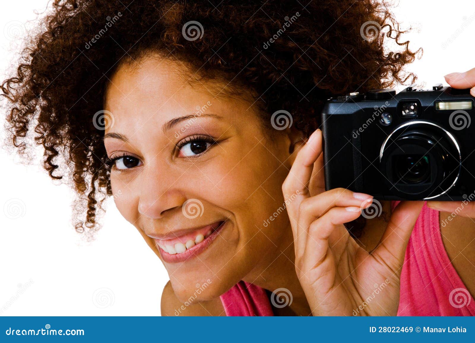 Portrait of a Woman Photographing Stock Image - Image of lifestyles ...