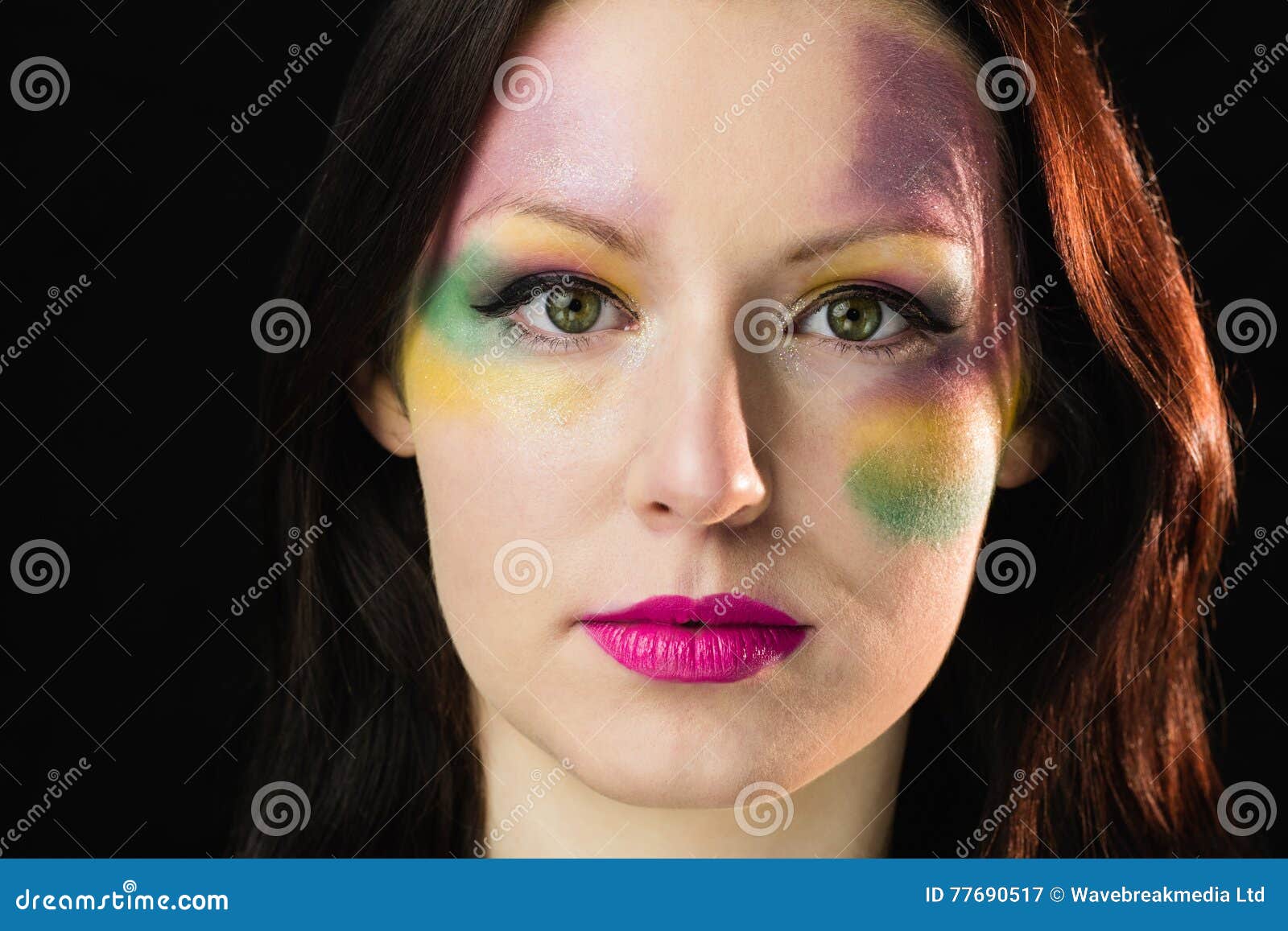 Portrait of Woman Posing for the Camera Stock Image - Image of ...