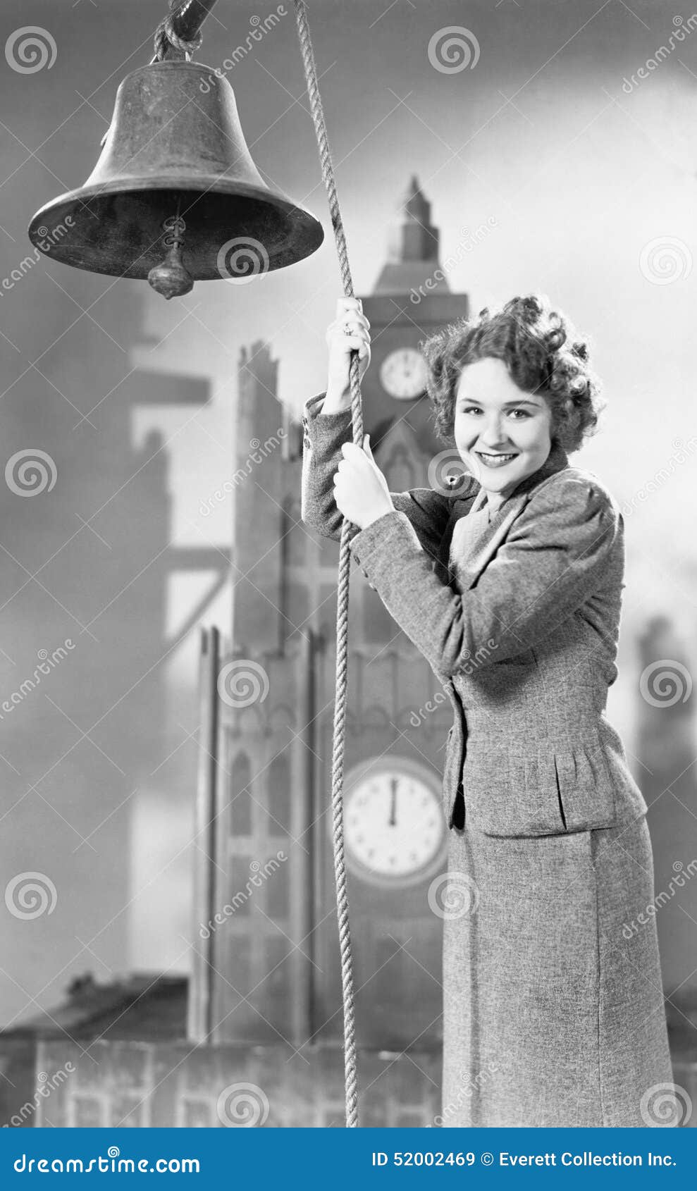 Woman Ringing A Reception Bell Royalty-Free Stock Photography ...