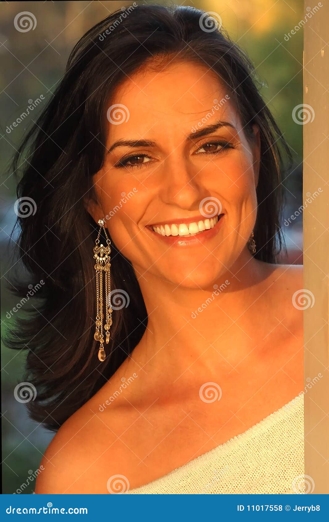 Portrait of woman smiling stock photo. Image of smiles - 11017558