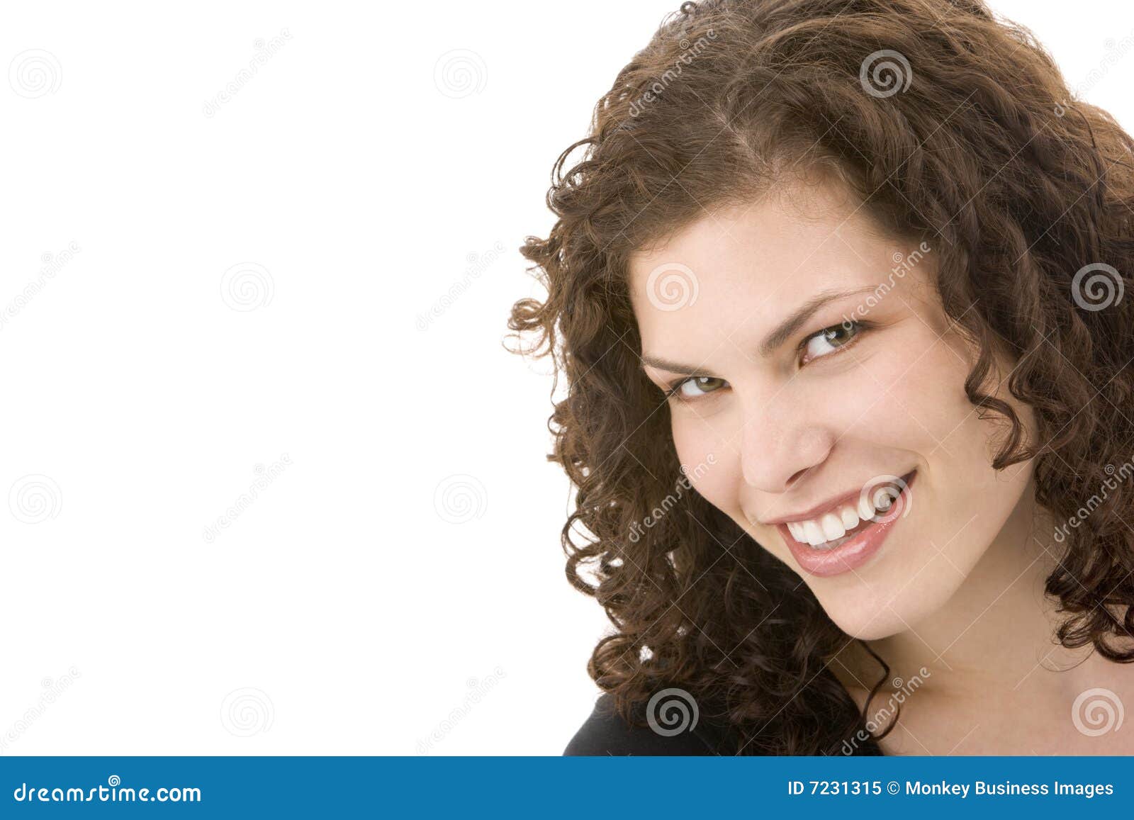 Portrait of Woman Smiling stock image. Image of smiling - 7231315