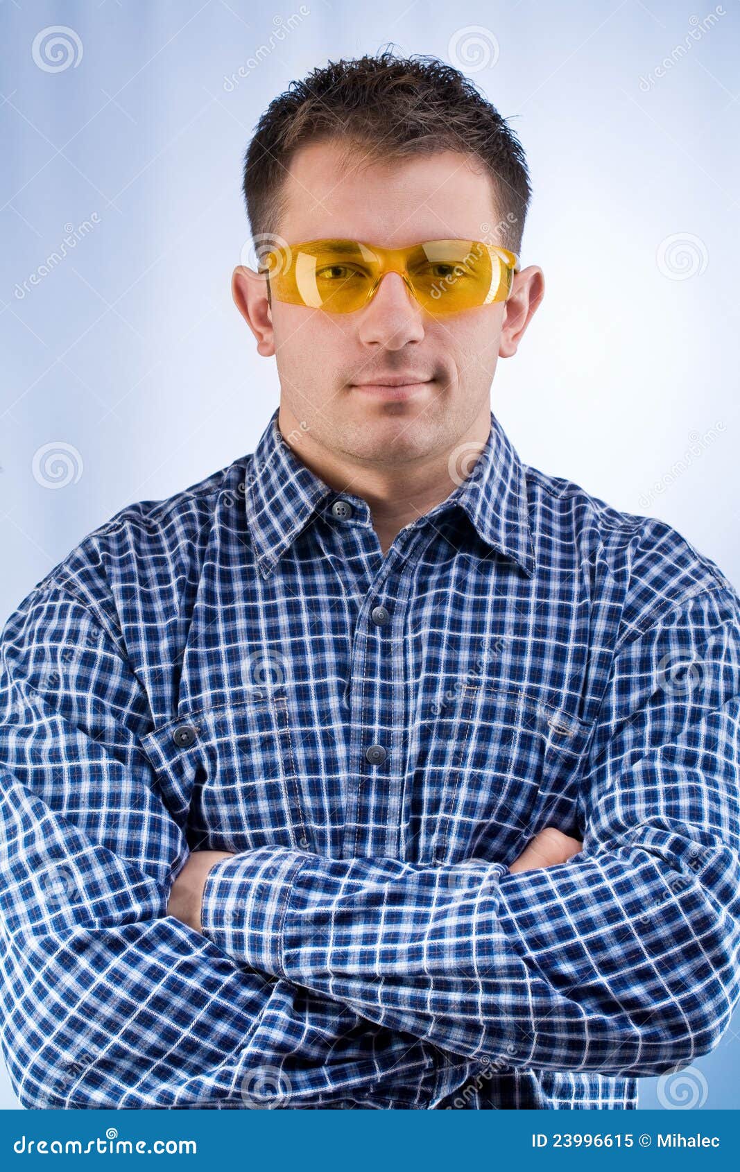 Portrait of a worker stock image. Image of building, work - 23996615