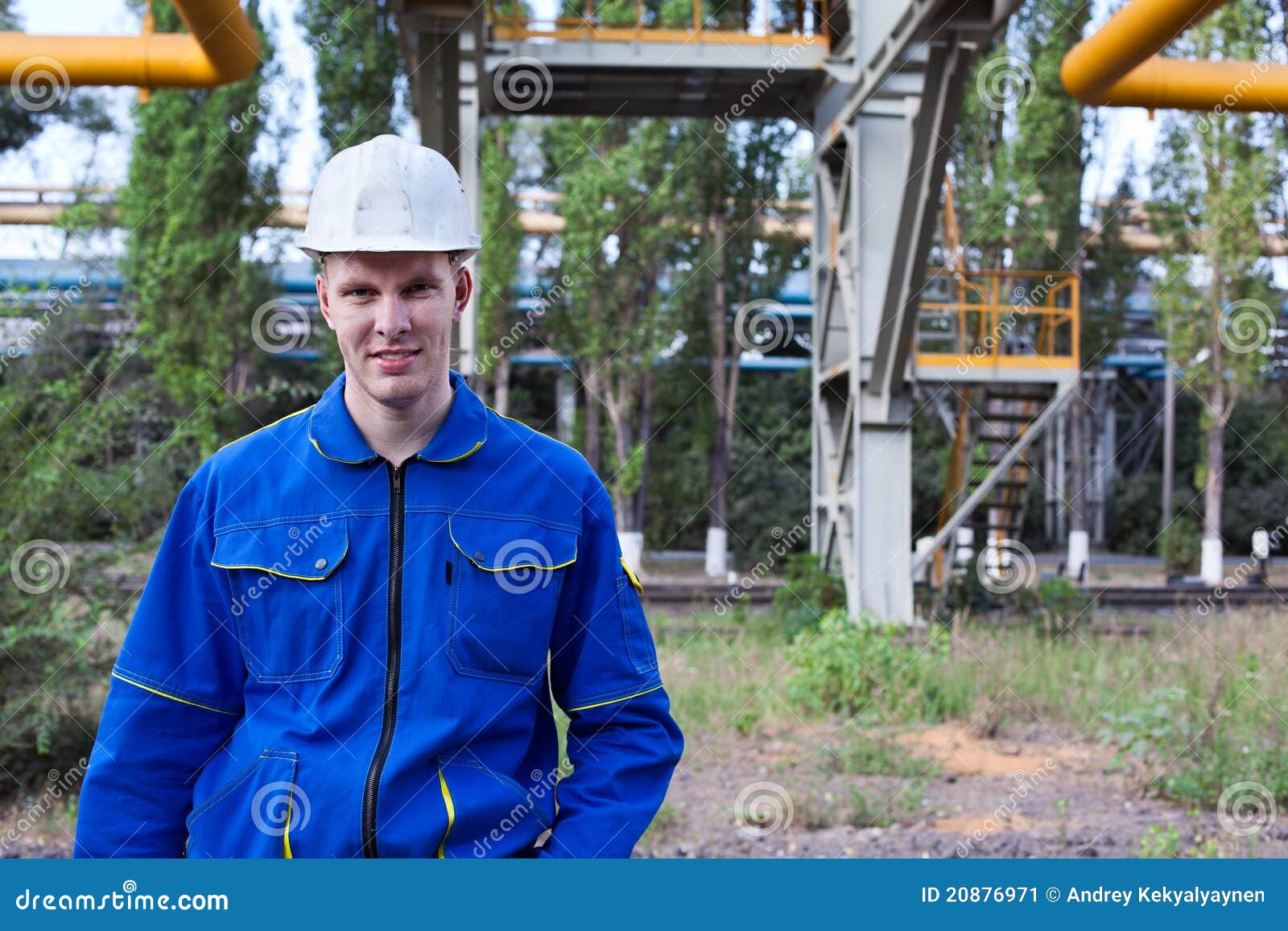 Portrait of worker man stock image. Image of industry - 20876971
