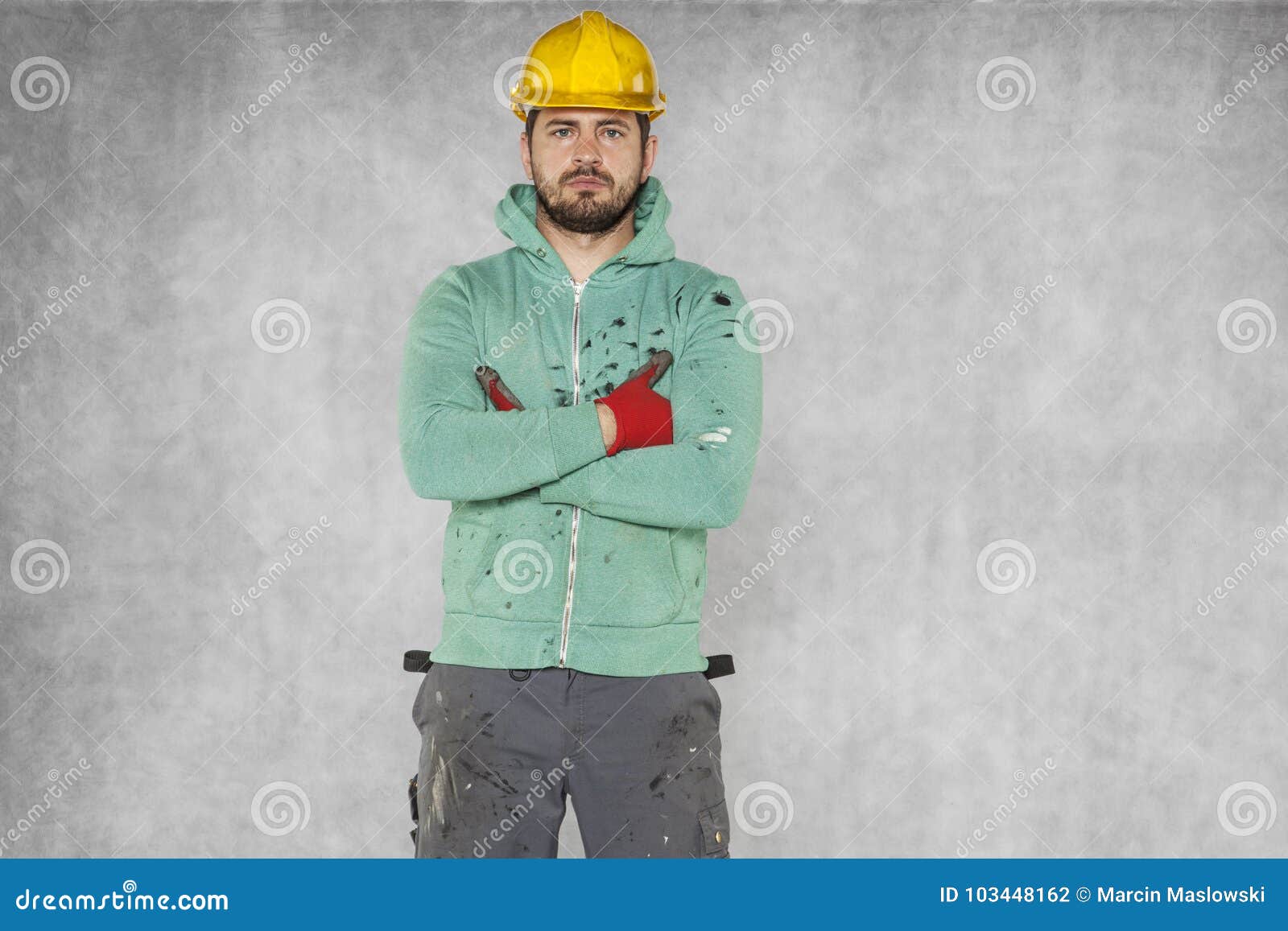 Portrait of a Worker in Work Clothes Stock Photo - Image of employer ...