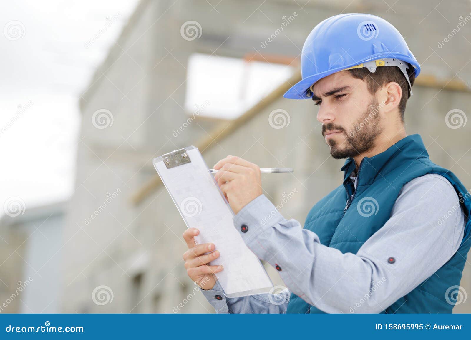 Portrait Workman Holding Cordless Drill Stock Photography ...