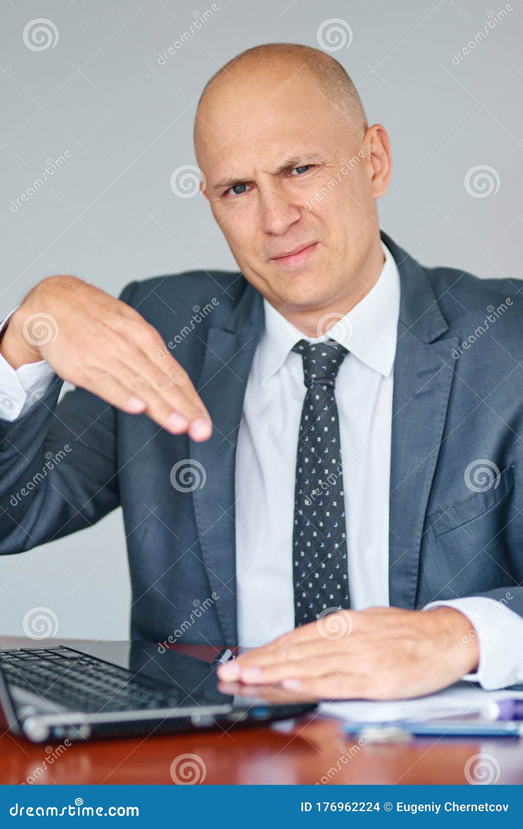 Portrait of Worried Man. Business Problems Concept. Stock Photo - Image ...
