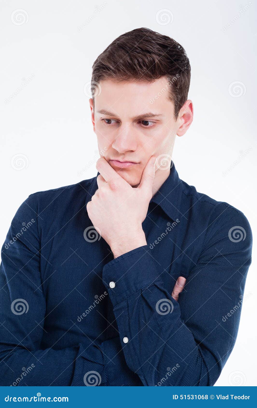 Portrait of Worried Young Businessman Stock Photo - Image of pensive ... Portrait of Worried Young Businessman Stock Photo - Image of pensive ...