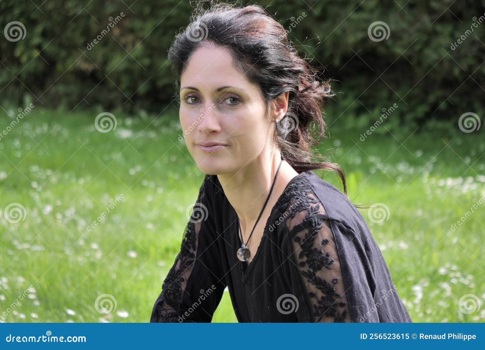 Portrait of 35` Years Old Pretty Woman Stock Image - Image of smiling ...