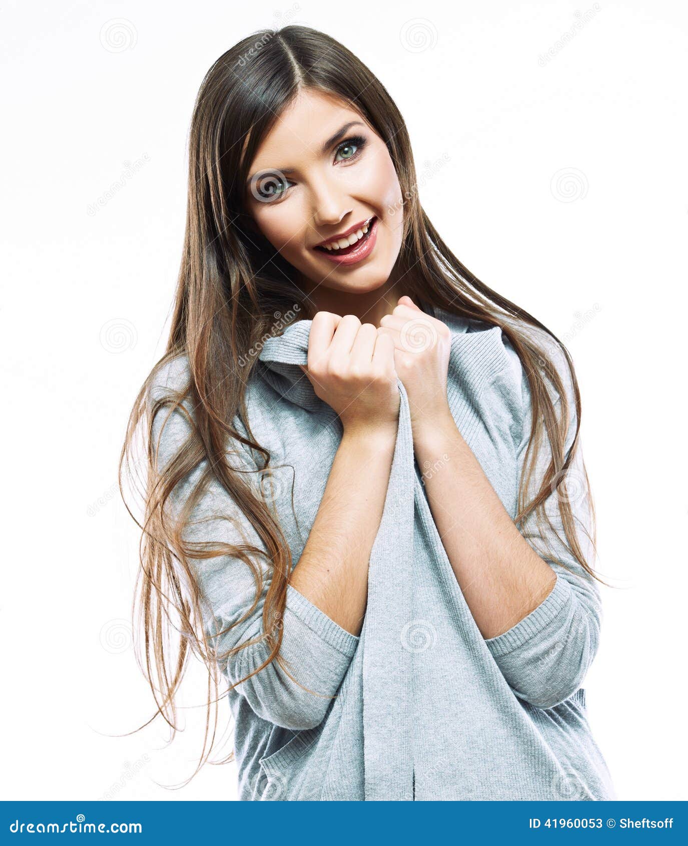 Portrait of Yong Woman Casual Portrait, Smile, Beautiful Model Stock ... Portrait of Yong Woman Casual Portrait, Smile, Beautiful Model Stock ...