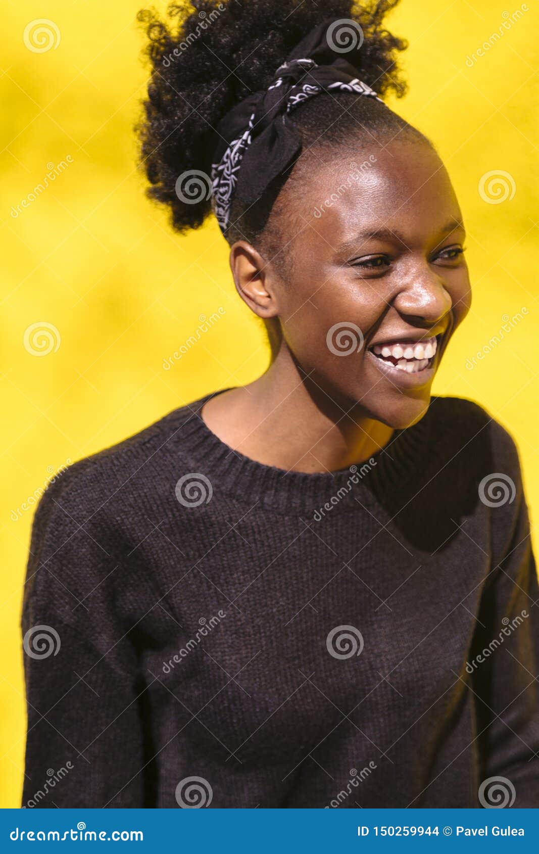 Portrait of Young African American Woman Outdoors Stock Photo - Image ... Portrait of Young African American Woman Outdoors Stock Photo - Image ...