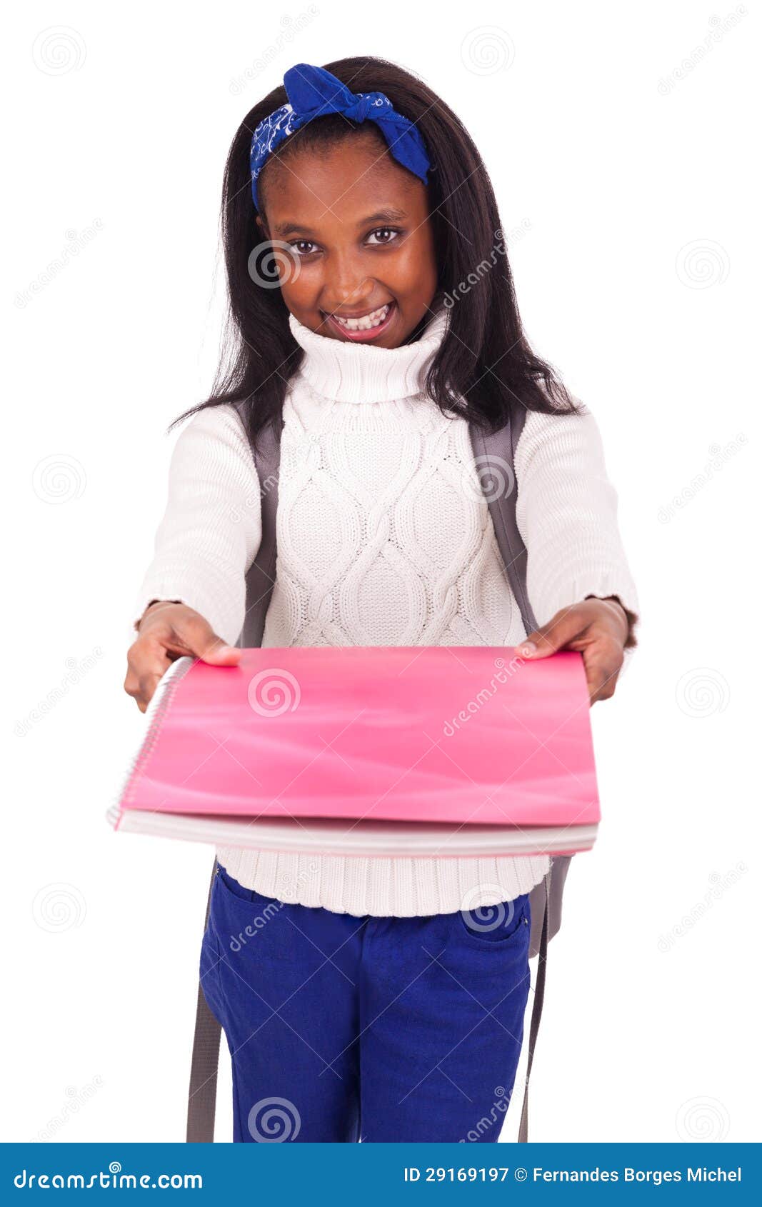 Portrait of Young African Student Stock Image - Image of casual ...