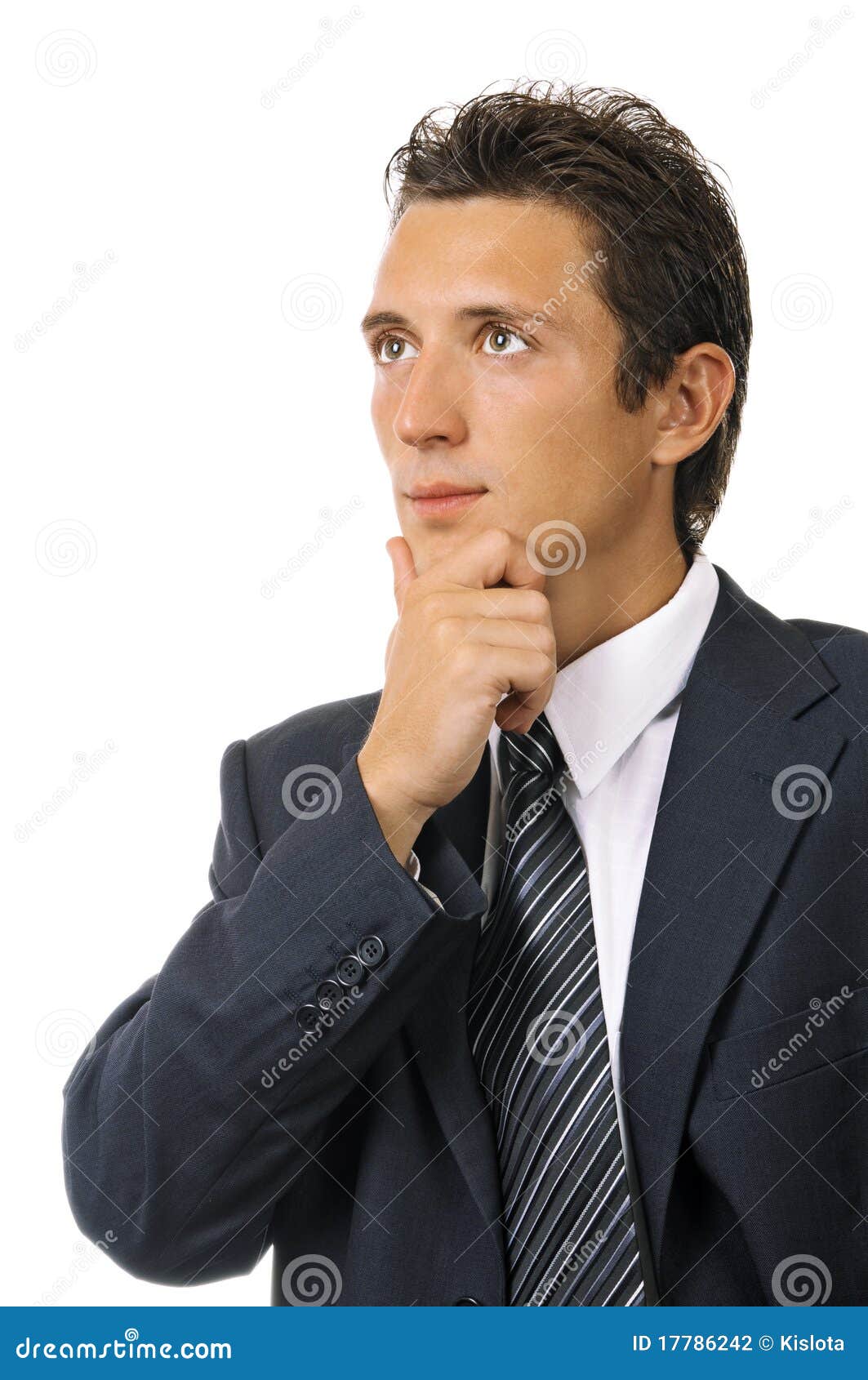 Portrait of a Young Ambitious Businessman Stock Photo - Image of ...