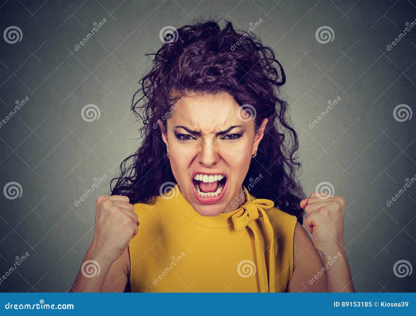 Portrait of Young Angry Woman Screaming Stock Image - Image of head ... Portrait of Young Angry Woman Screaming Stock Image - Image of head ...