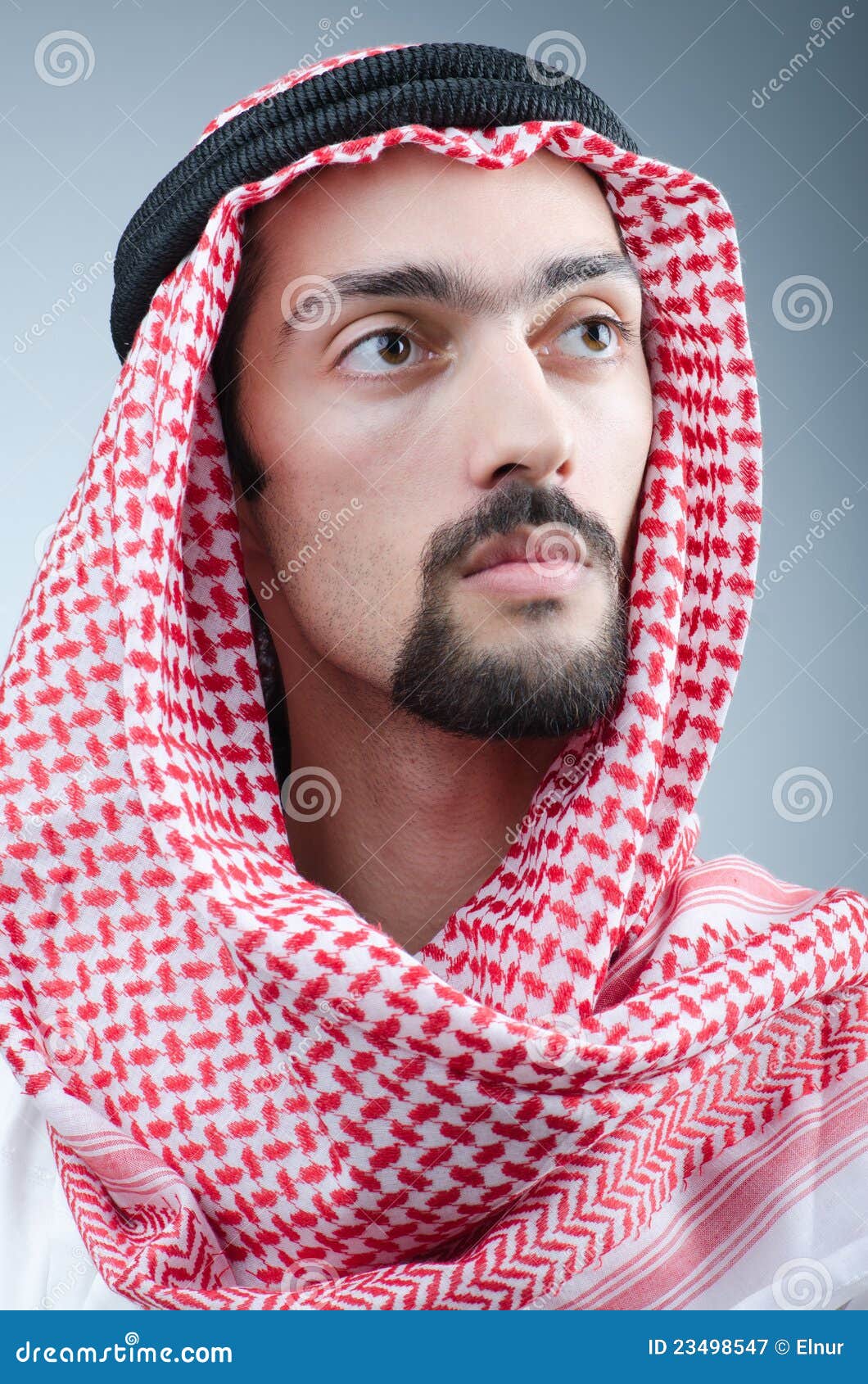 Portrait of young arab stock image. Image of headscarf - 23498547